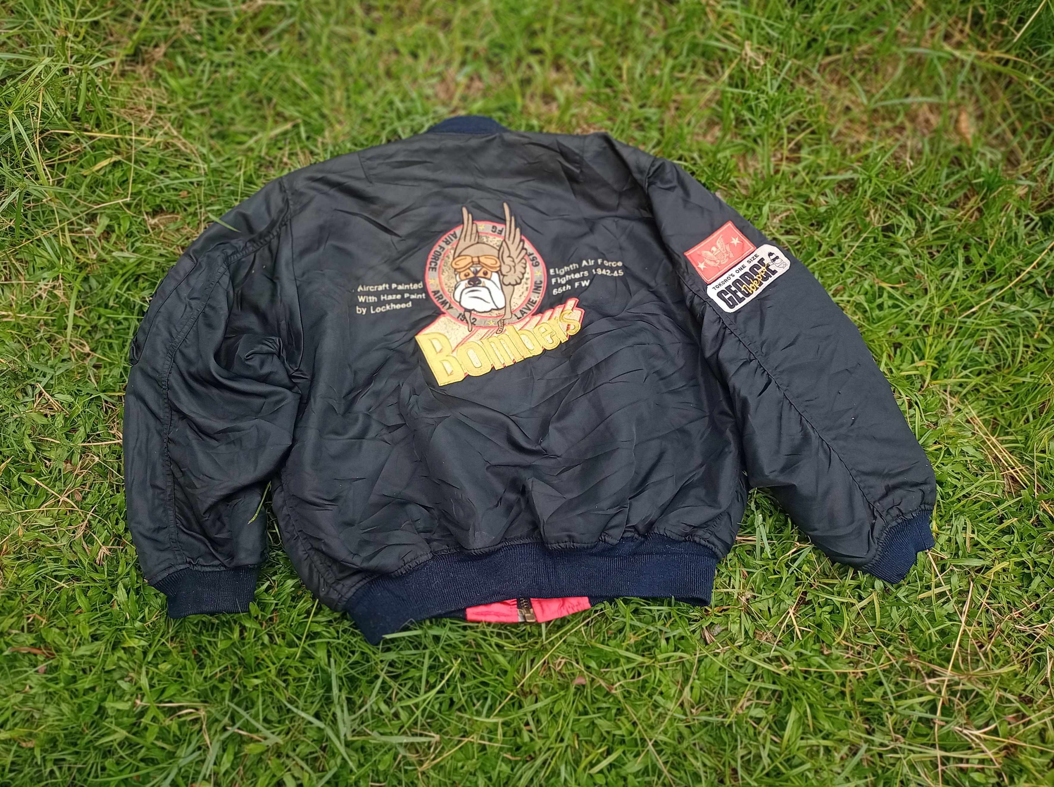 Military Vintage Air Force Colours Army Bomber Jacket | Grailed