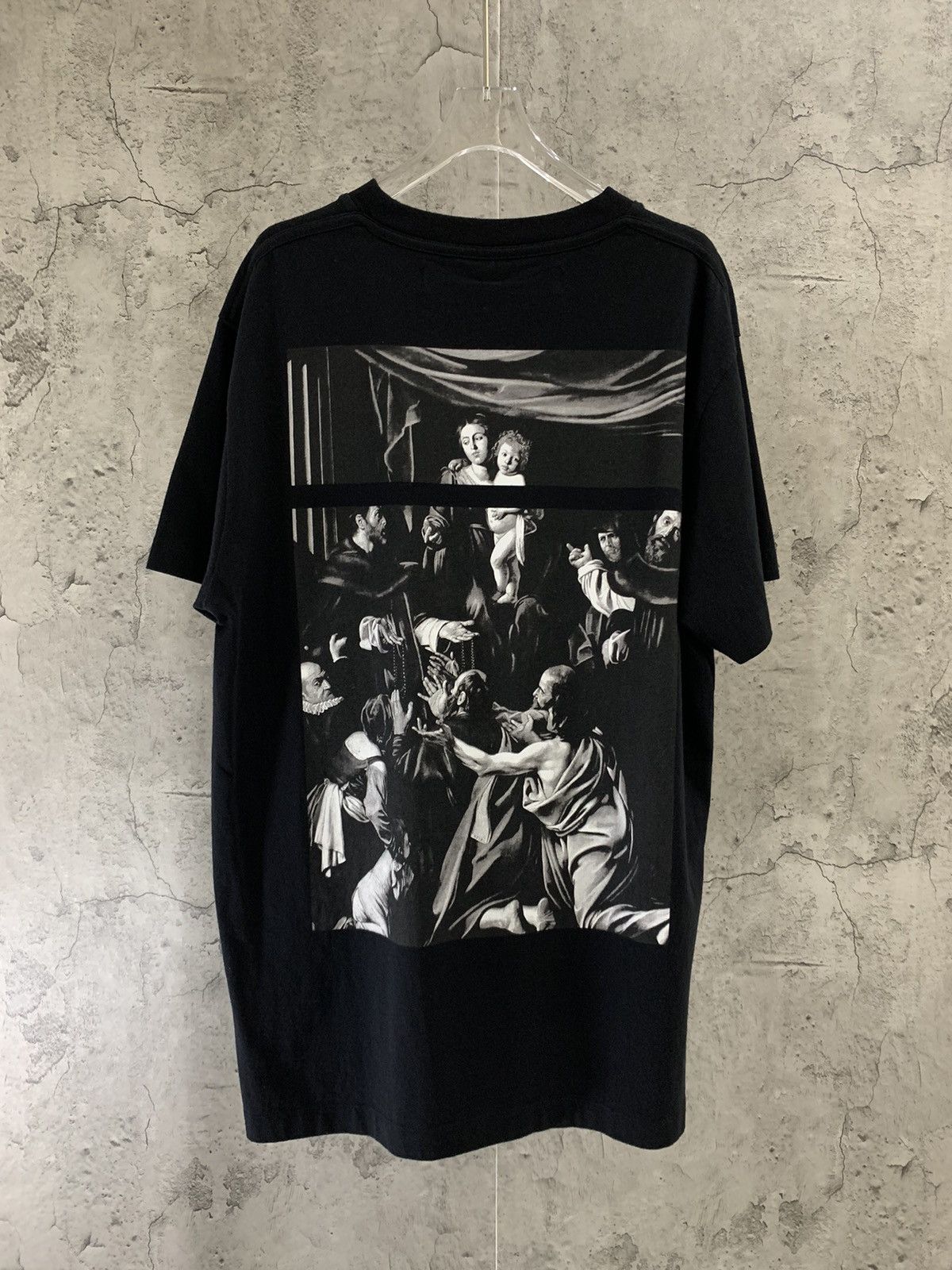 Off-White Off-White Caravaggio Madonna Block Tee | Grailed