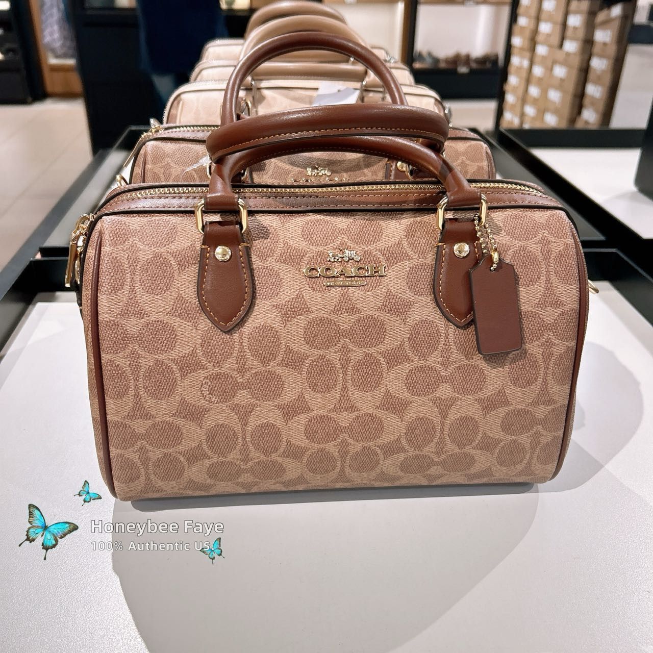 Coach Rowan Satchel Bag In Signature Canvas CV961 | Grailed