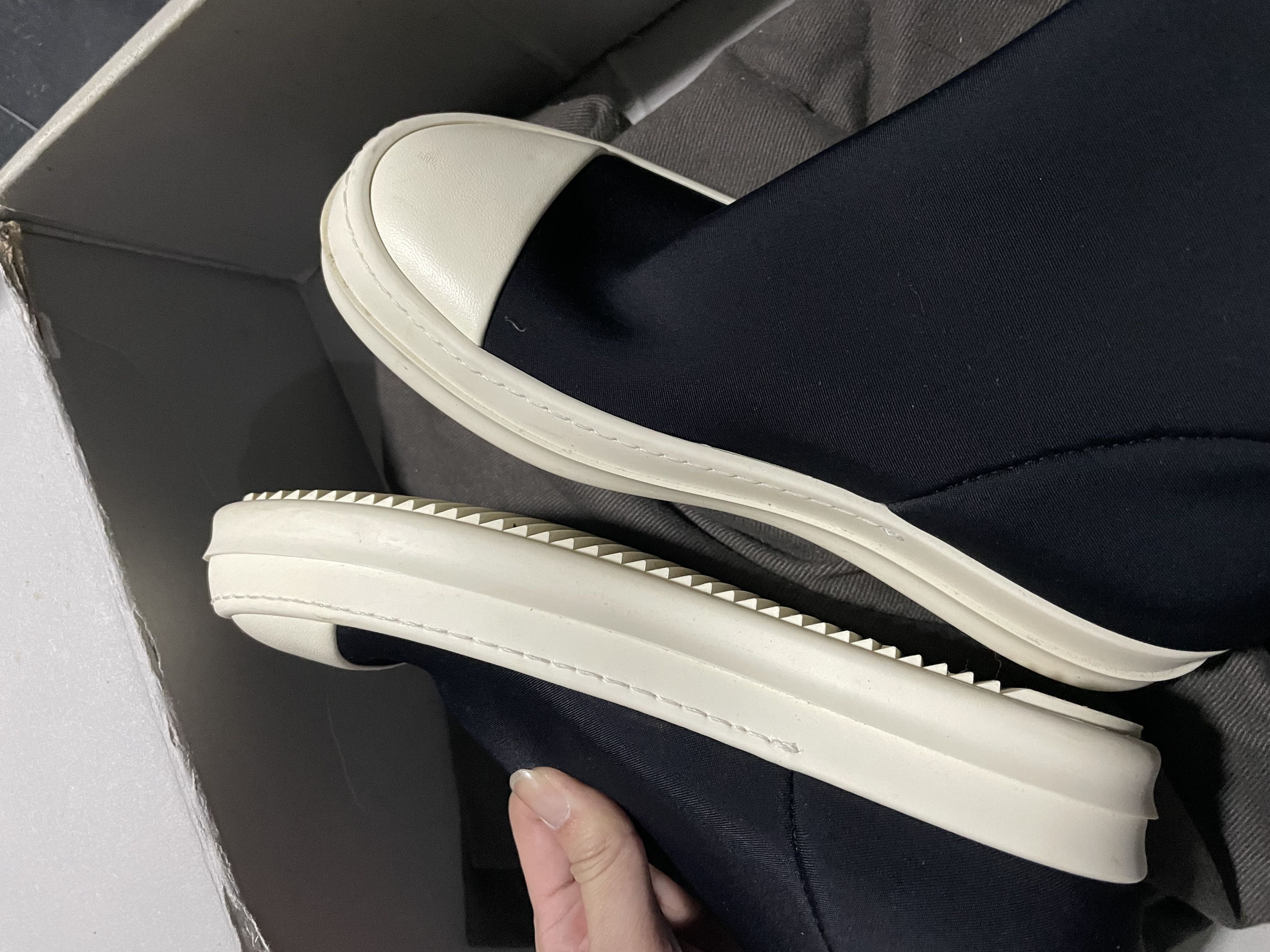 Rick Owens sz35.5-Rick owens knee-high sock ramones boots | Grailed