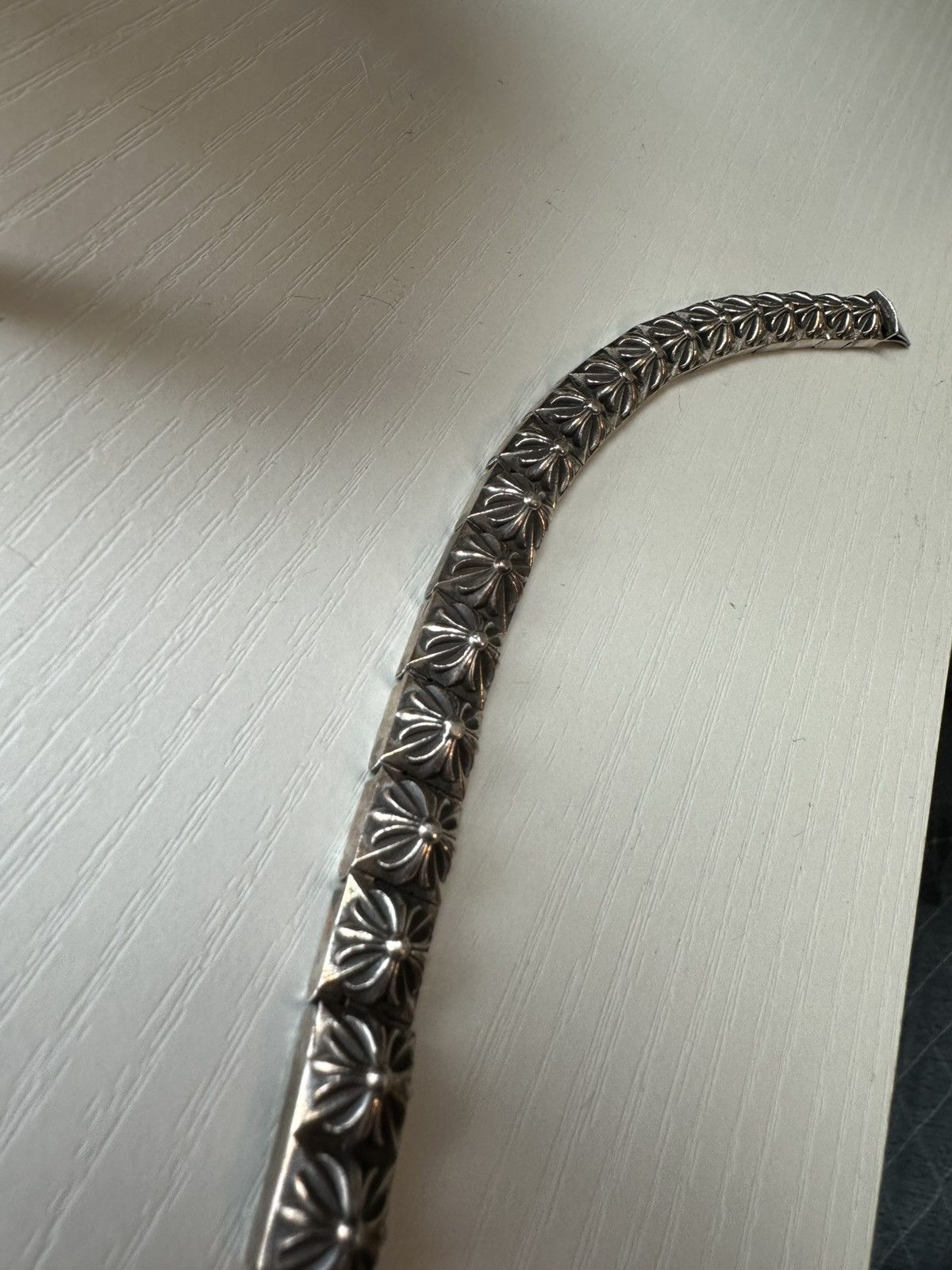Chrome Hearts Pyramid Plus Link Bracelet 3/8 | Grailed
