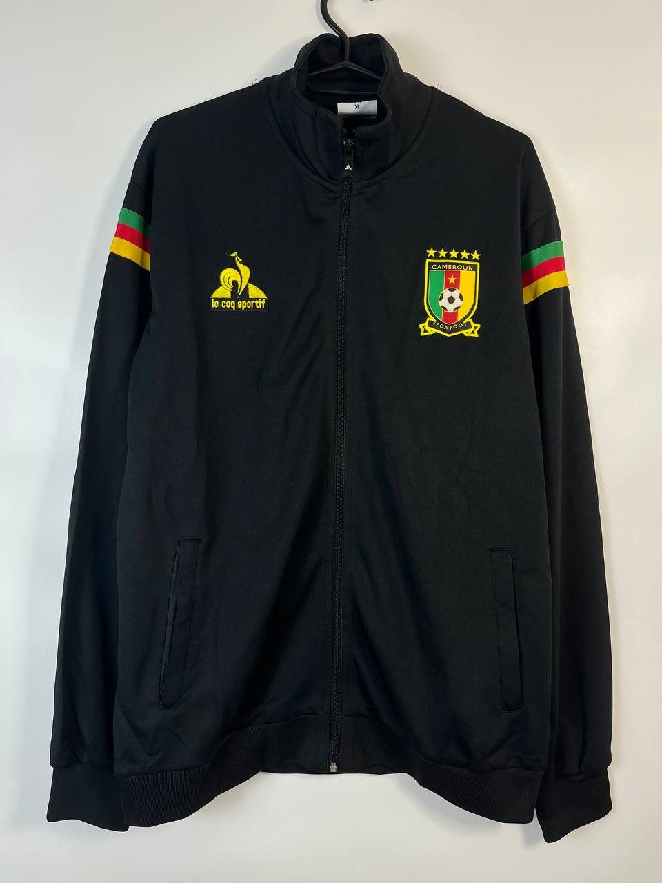 Le Coq Sportif CAMEROON TRACKSUIT JACKET PANTS SET LE COQ FOOTBALL SIZE ...