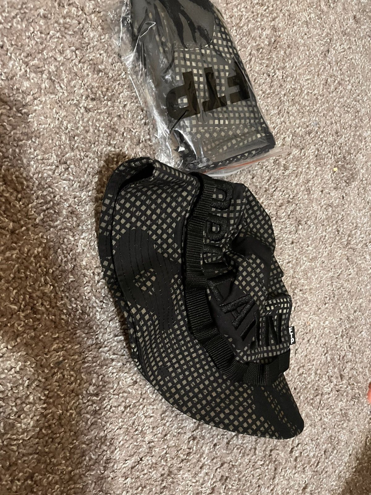 Fuck The Population FTP SPELL OUT FACE MASK BOONIE HAT(NIGHT CAMO ...