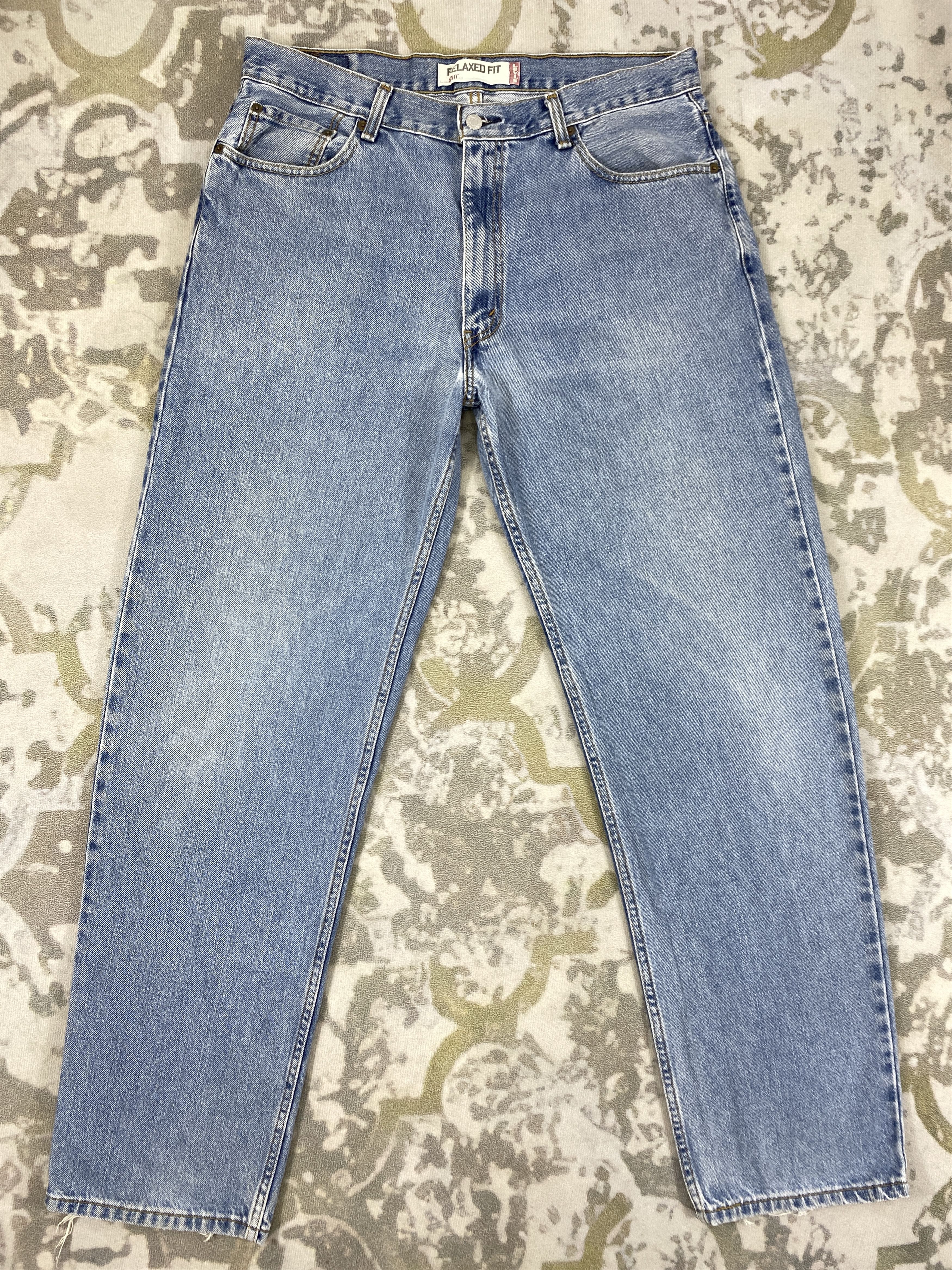 Japanese Brand Vintage Levi's 550 Relaxed Fit Light Wash Denim Jeans ...