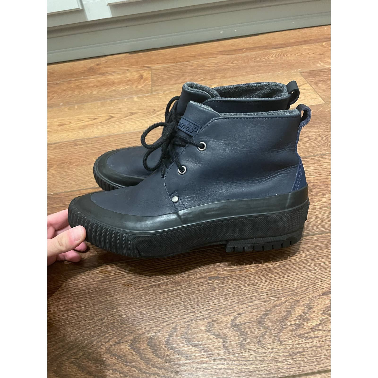 Pf Flyers PF Flyers Bespoke Hi Press Waterproof Boots Men’s 9.5 Navy ...