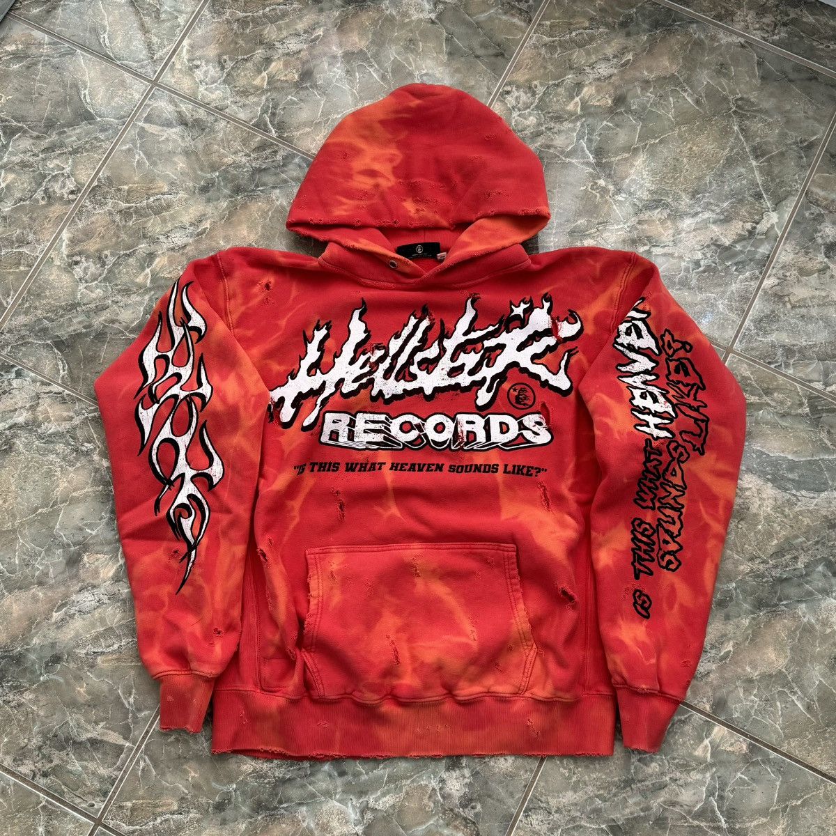 HELLSTAR HELLSTAR RECORDS Tie dye hoodie Unreleased | Grailed