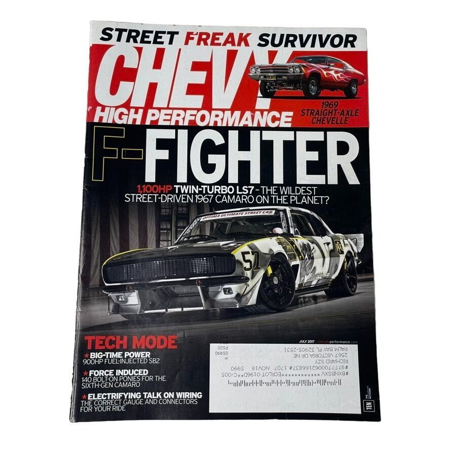 Other Chevrolet Enthusiast Chevy High Performance Magazine July 20 ...