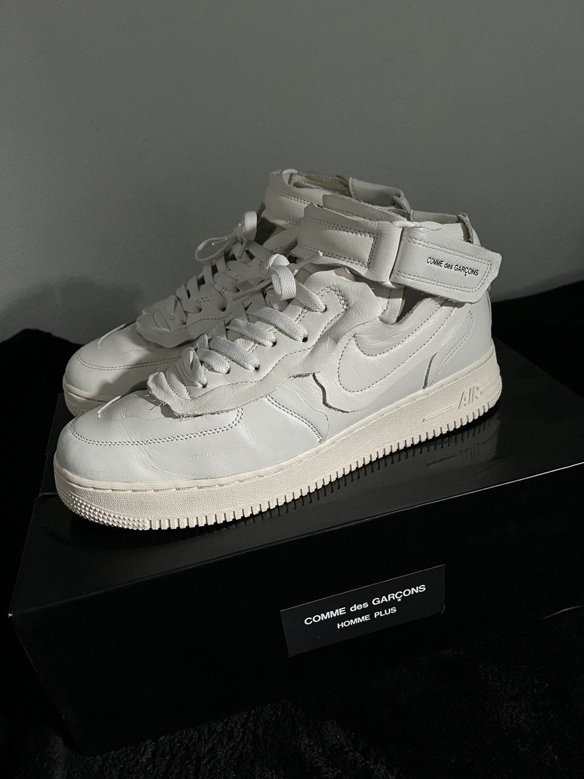 Comme des Garcons × Nike CDG Nike Air Force 1 Mid | Grailed