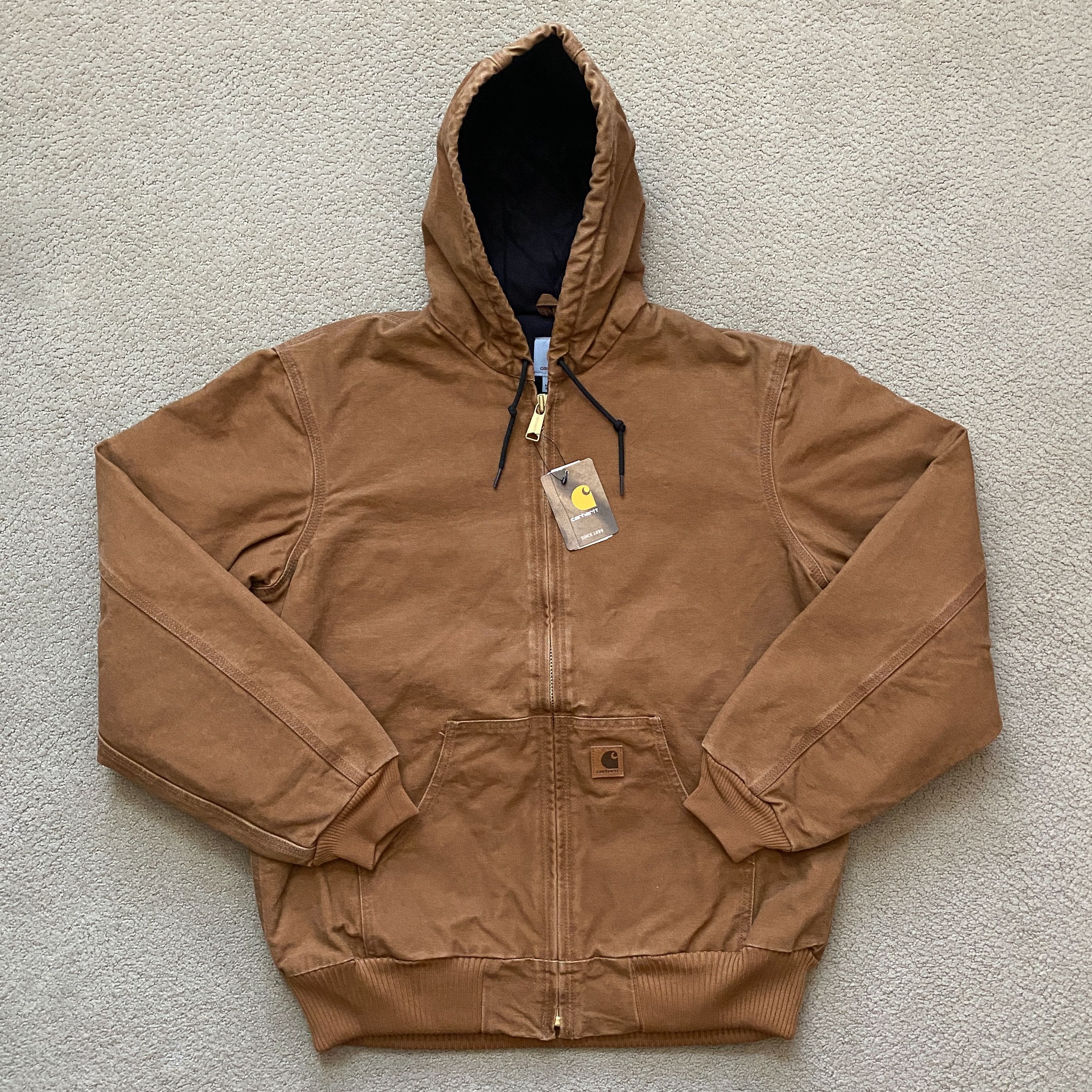 Carhartt NWT Carhartt J130 Sandstone Jacket Medium Tall Brown | Grailed
