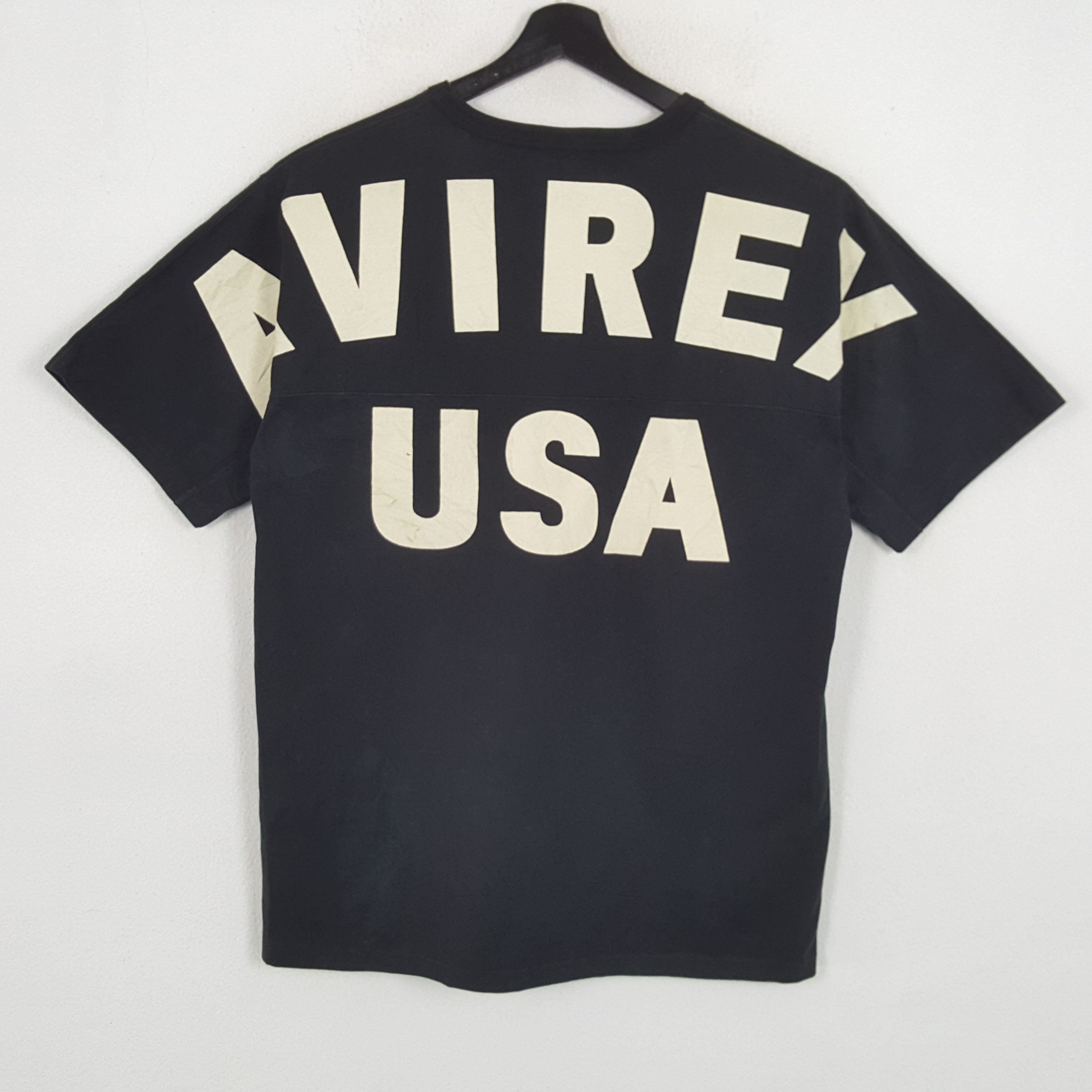 America × Avirex × Vintage AVIREX USA Big Spell Out Design Tshirt | Grailed