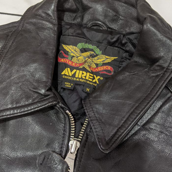 Avirex Vintage Avirex Leather Varsity Jacket | Grailed