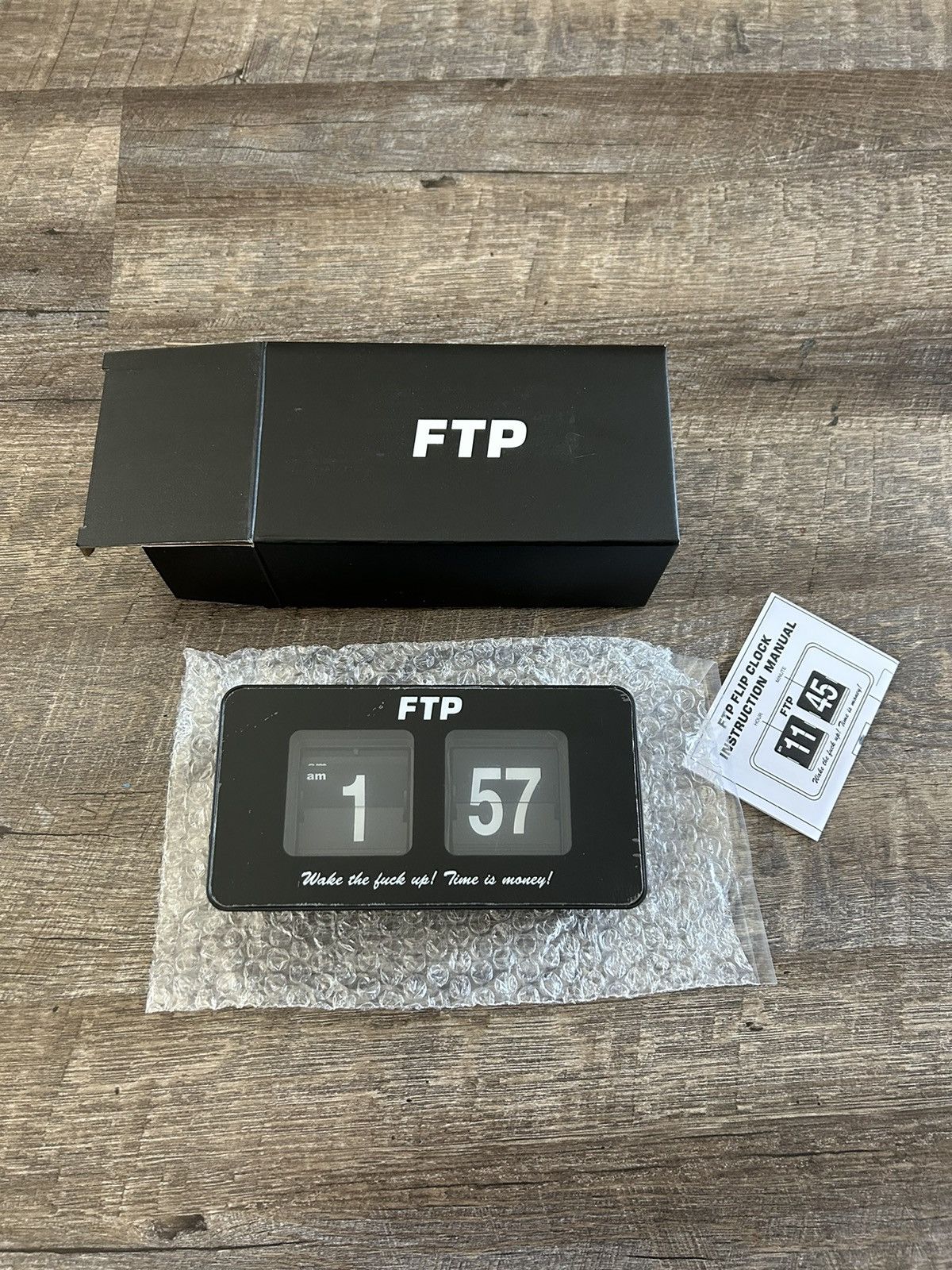 Fuck The Population FTP Flip Clock | Grailed