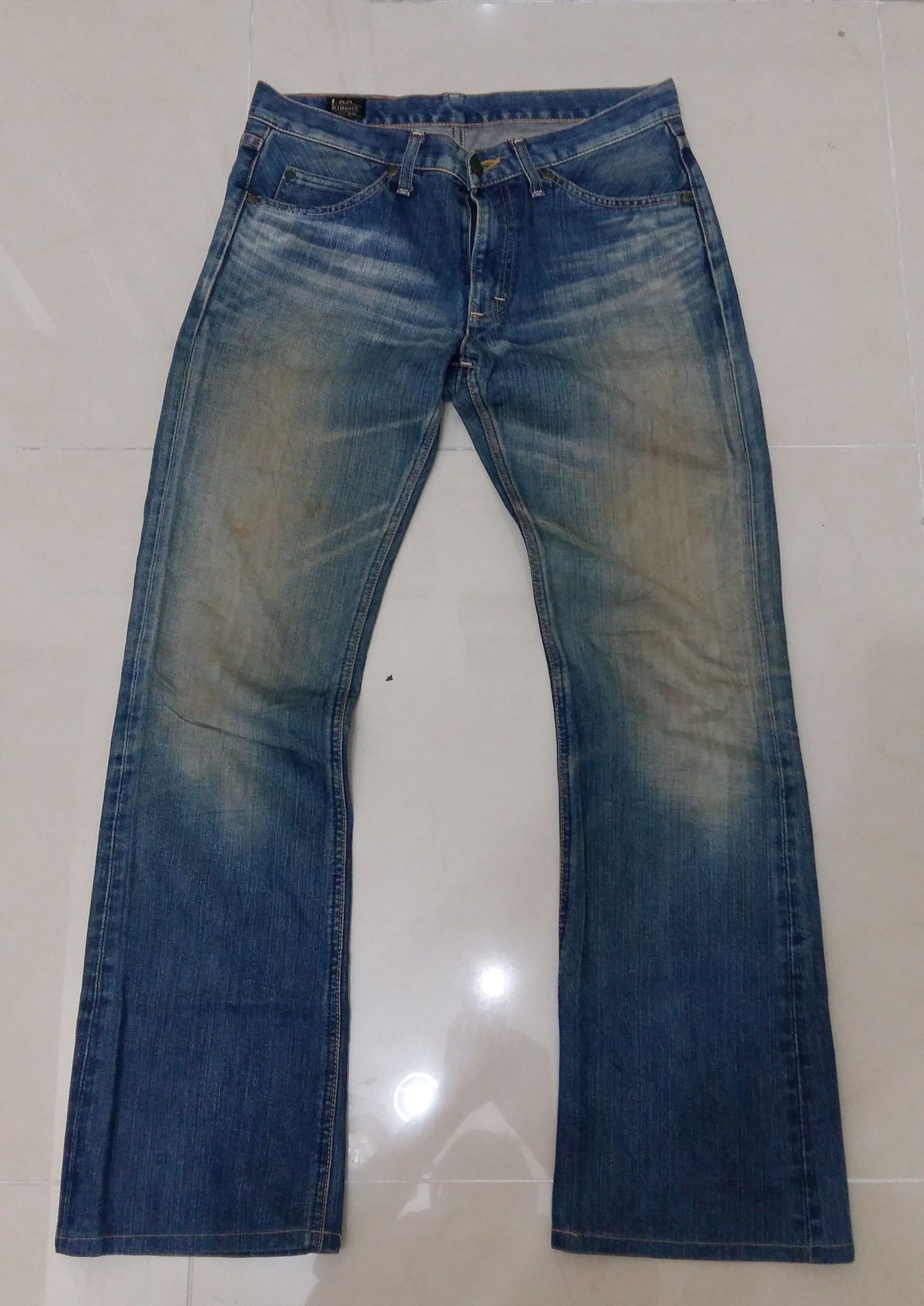 Lee Crazy faded LEE Flared Denim | Grailed