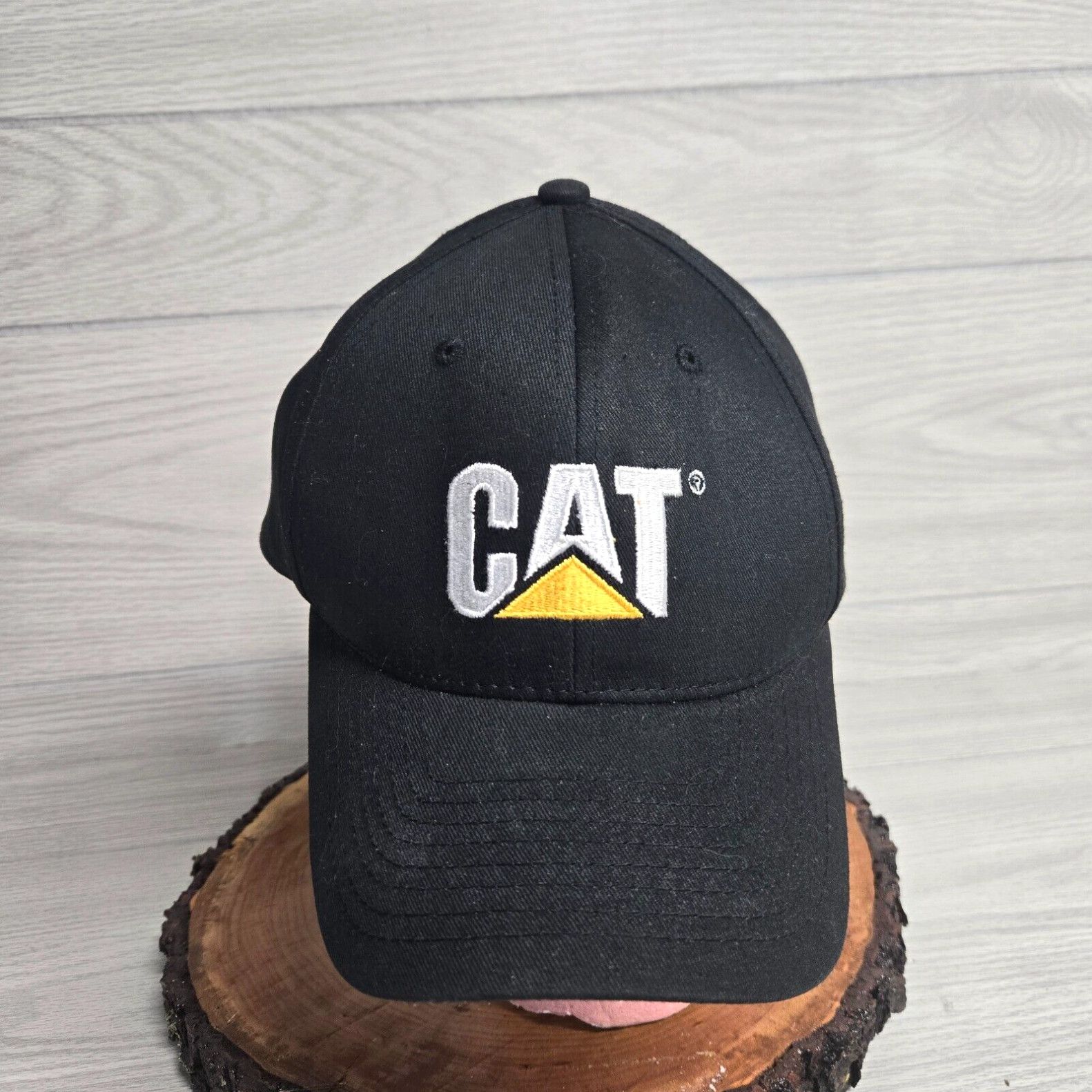 Vintage Caterpillar CAT Authentic Diesel Black Adjustable Equipment ...