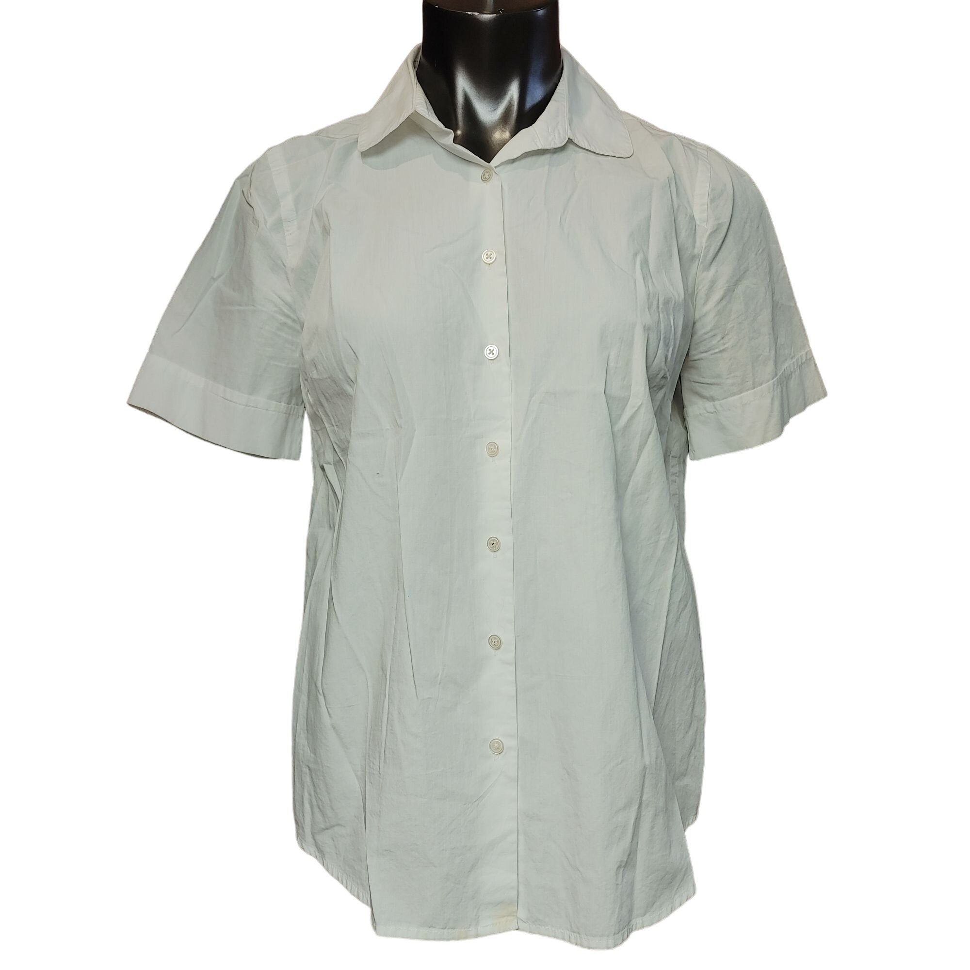 Loft Loft Outlet Women's White Collared Button Down Top Medium | Grailed