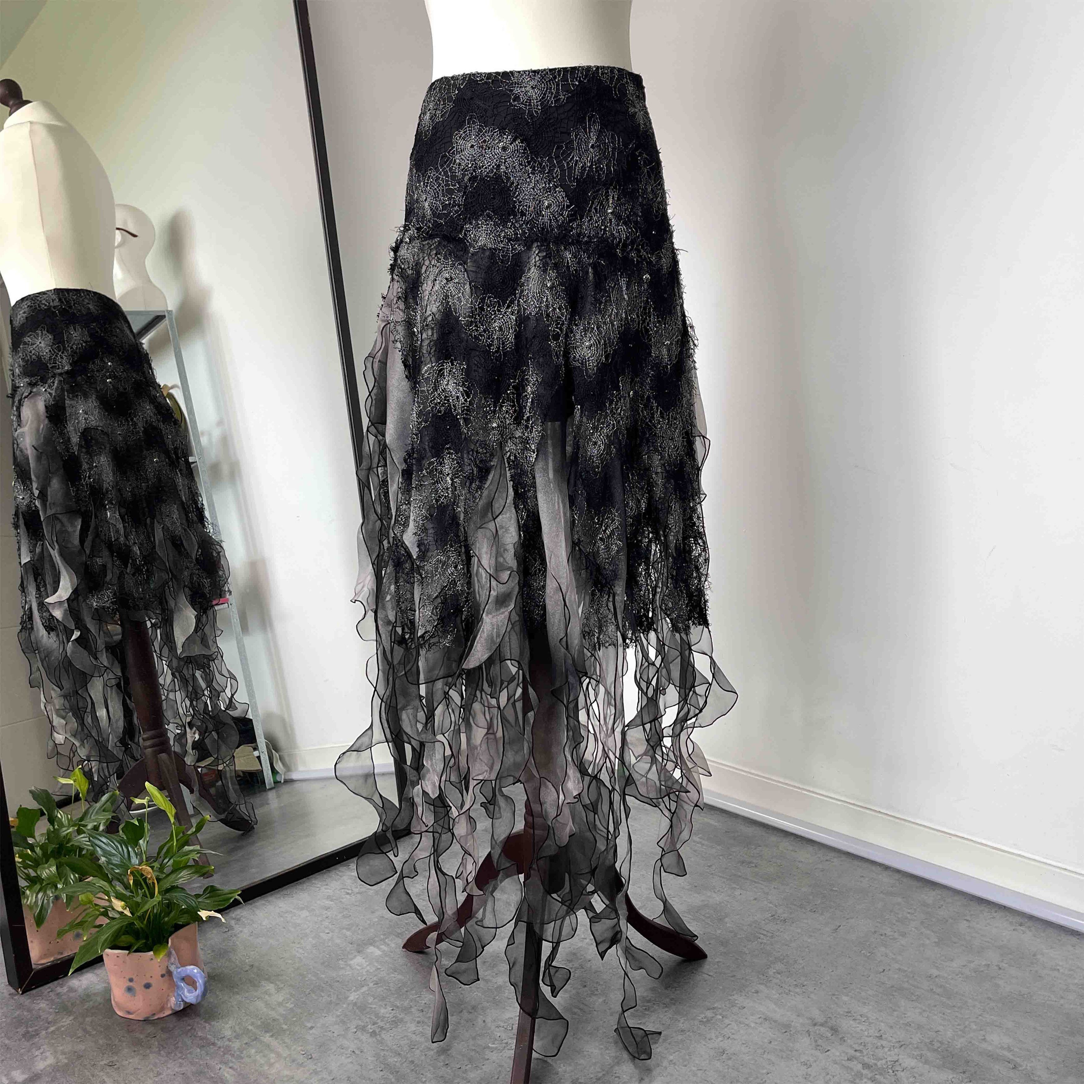 Archival Clothing × Avant Garde × Deadstock Sagaie deadstock y2k black ...