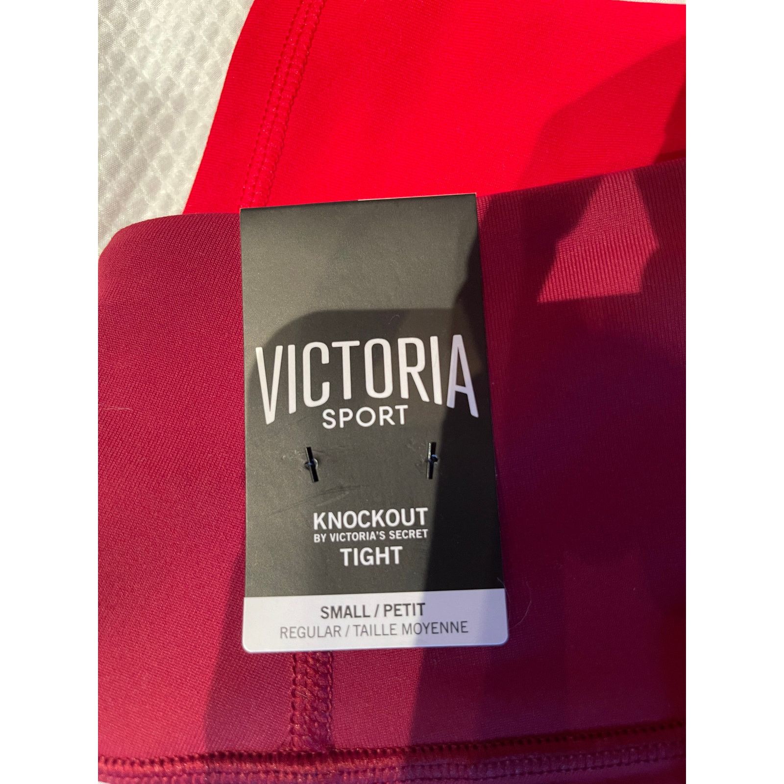 Victoria's Secret Victoria Sport Knockout Tights - Burgundy / Red MSRP ...