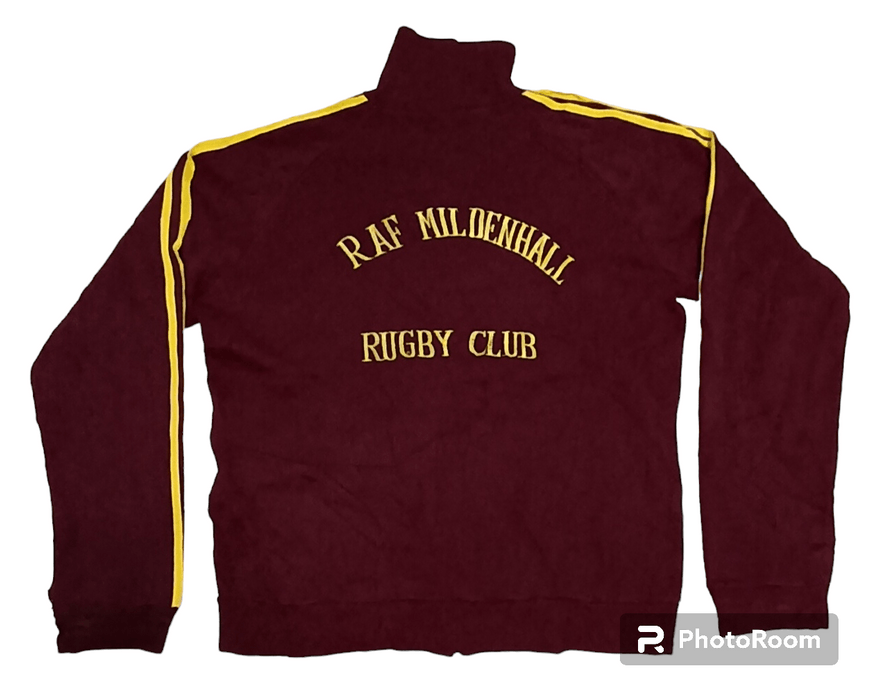 Vintage RAF MILDENHALL RUGBY CLUB TRACKTOP | Grailed