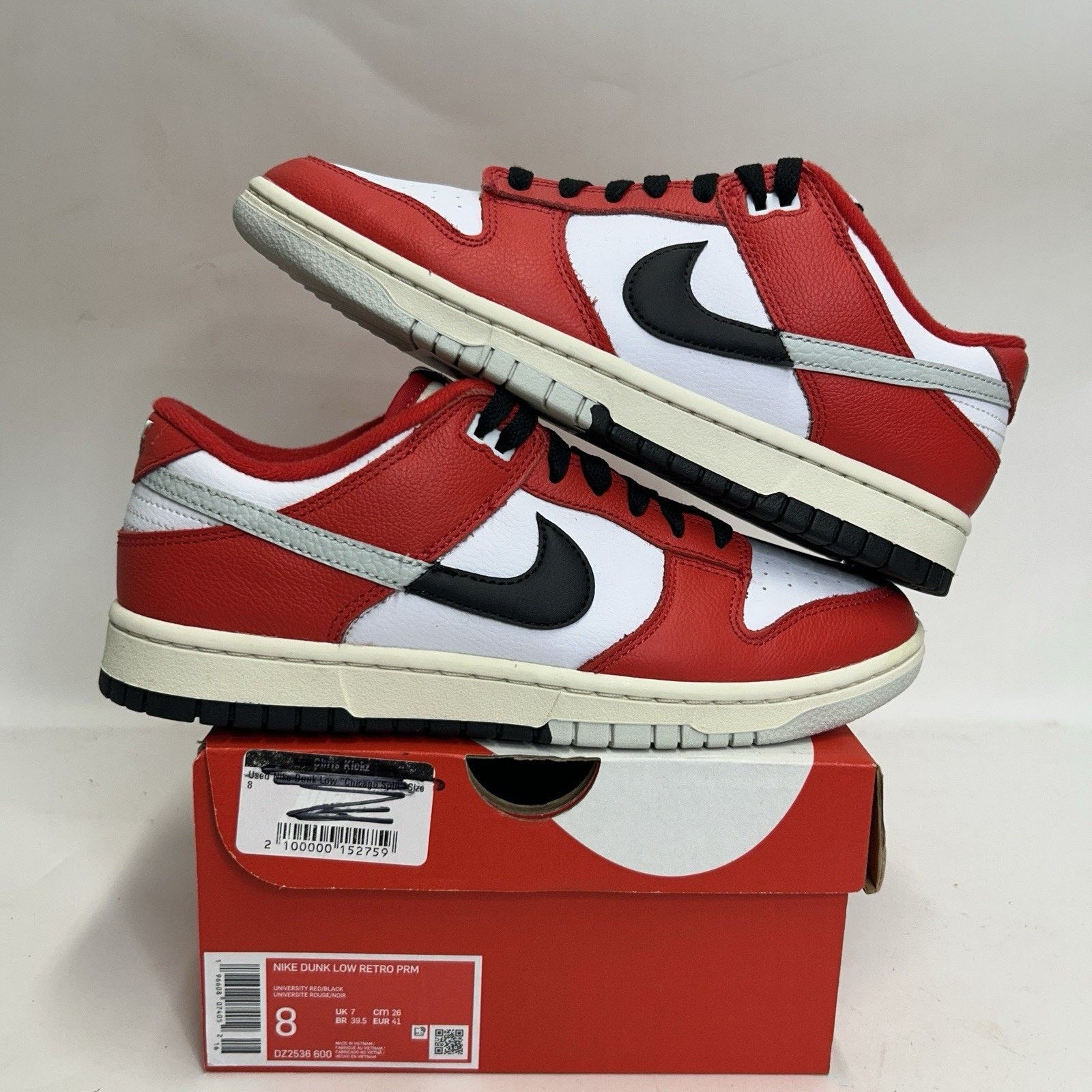 Nike Nike Dunk Low Retro PRM “Split Chicago” DZ2536-600 | Grailed