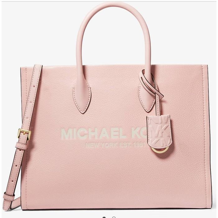 Michael Kors Michael Kors Mirella Medium Pebbled Leather Tote Bag Pink ... Michael Kors Michael Kors Mirella Medium Pebbled Leather Tote Bag Pink ...
