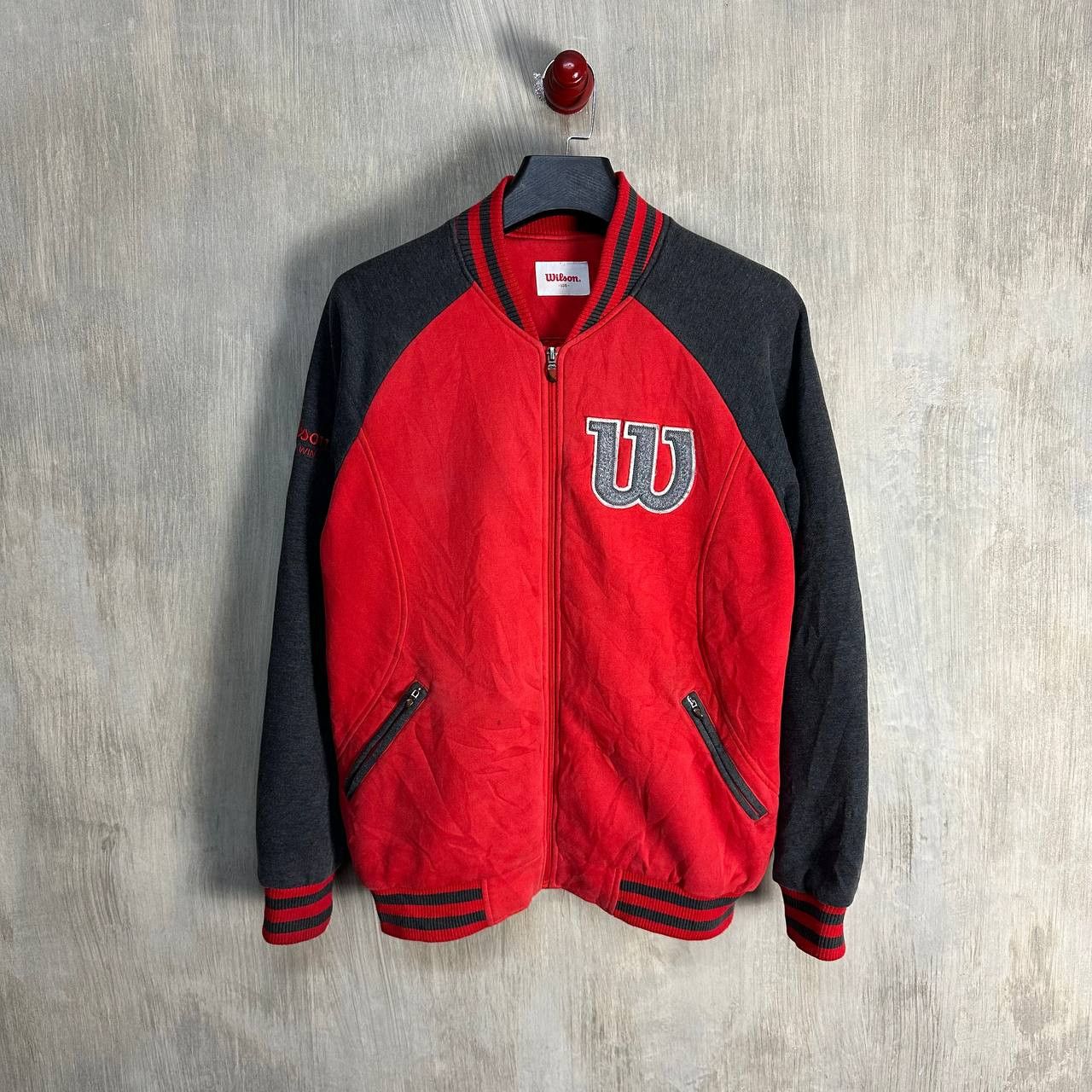 Streetwear × Varsity Jacket × Vintage Vintage Wilson Wool Varsity ...