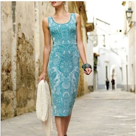 Other Peruvian Connection COTE D'AZUR TANK MIDI DRESS | Grailed