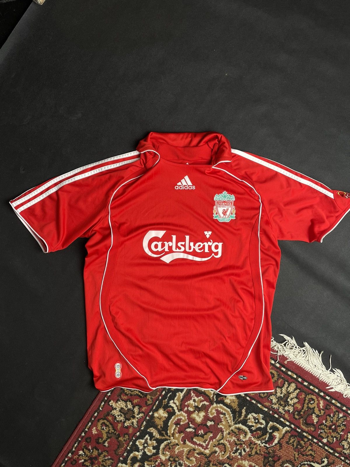 Adidas LIVERPOOL 2006 2008 HOME FOOTBALL SHIRT SOCCER JERSEY ADIDAS ...