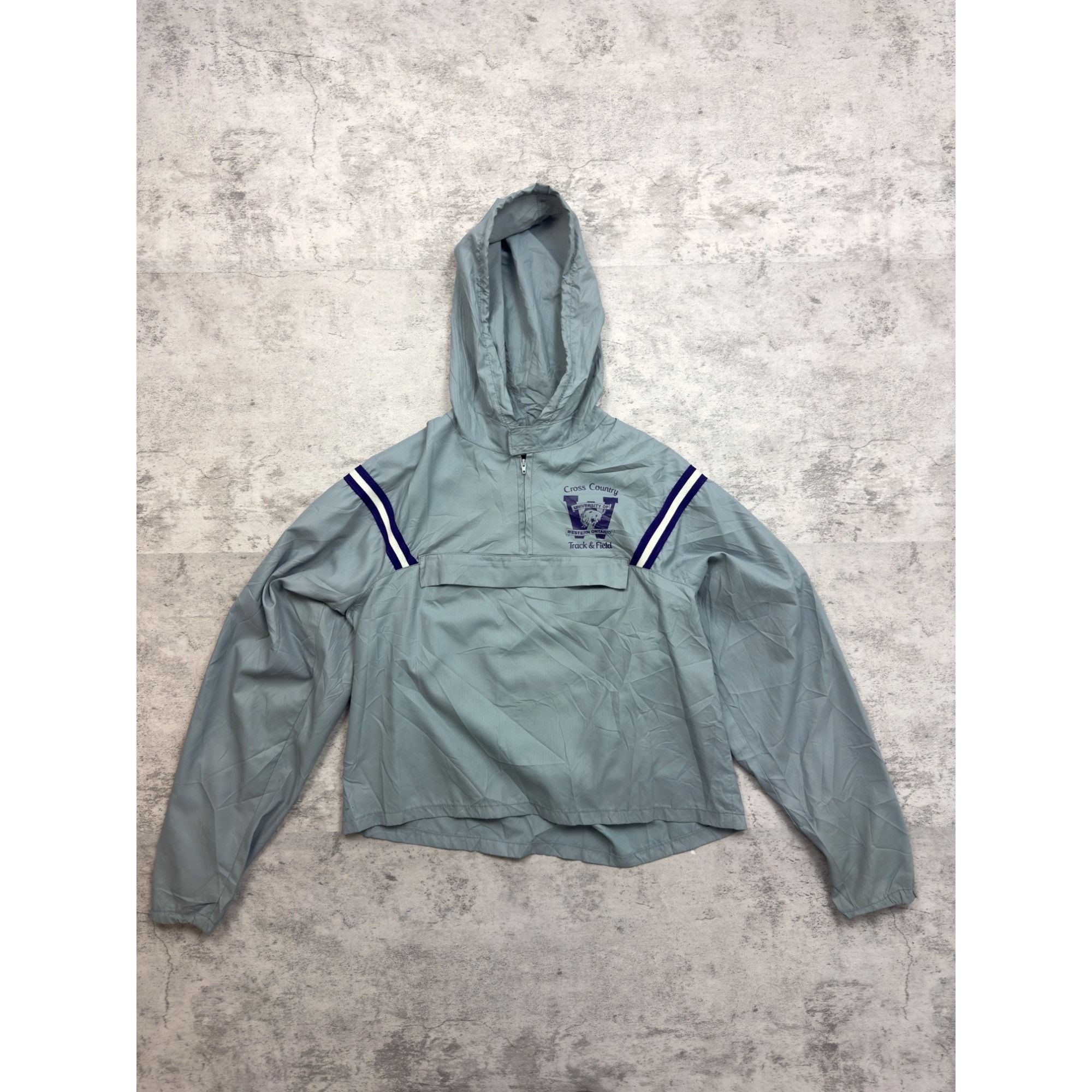 Other Vintage 80s Western University Track & Field Windbreaker | Grailed