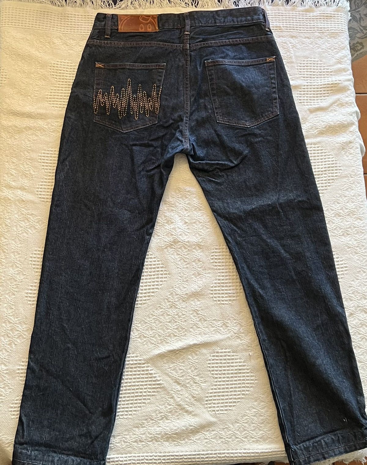 The Hundreds The Hundreds Denim pants embroidered | Grailed