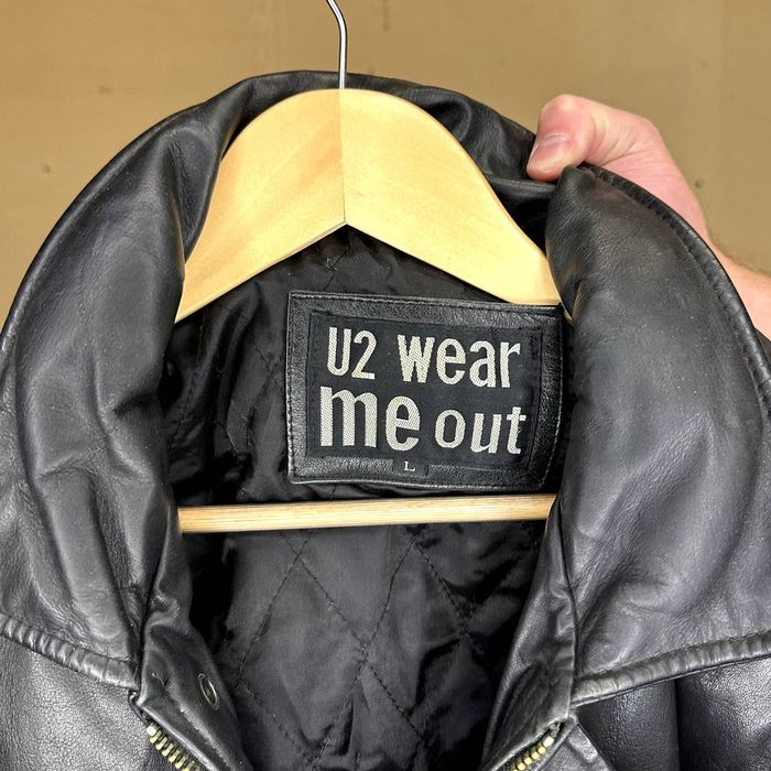 Vintage U2 Wear Me Out Leather Jacket | Grailed
