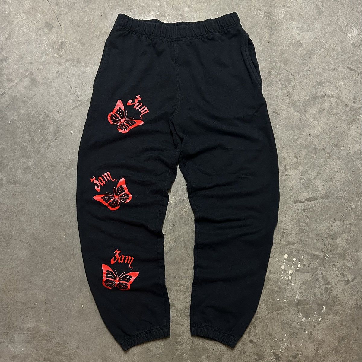 Playboi Carti × Streetwear CRAZY Y2K Butterfly 3AM Baggy Sweatpants ...