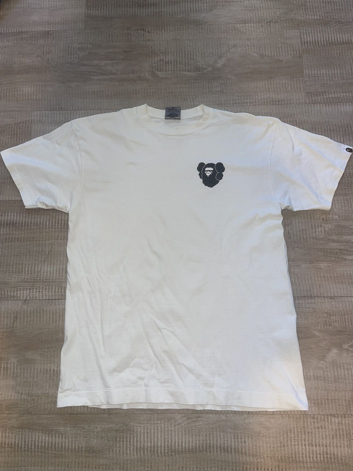 Bape Bape x Kaws Ape Head Tee | Grailed