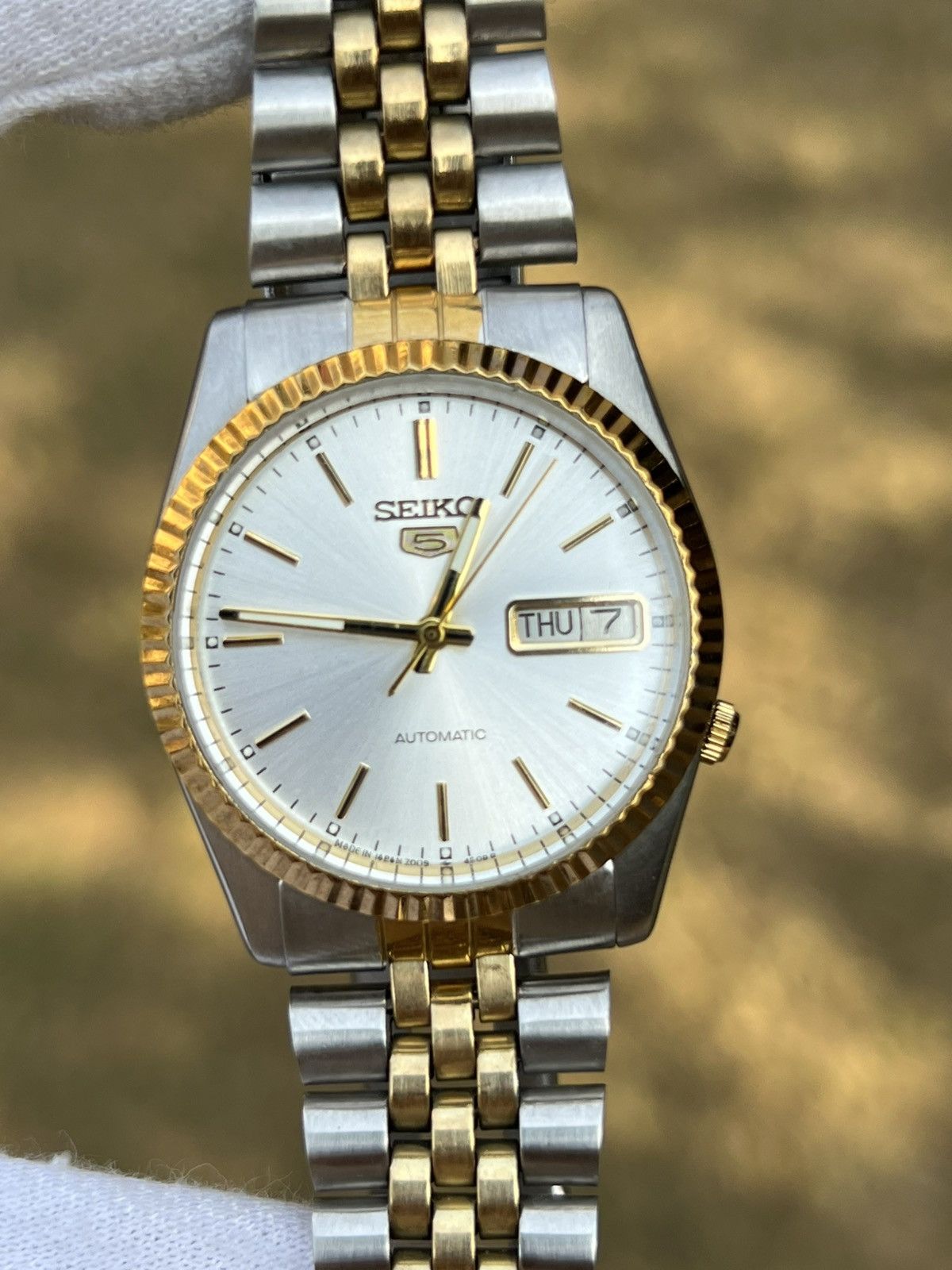Seiko Seiko DX Automatic Watch Fluted Bezel Day/Date Made in Japan ...