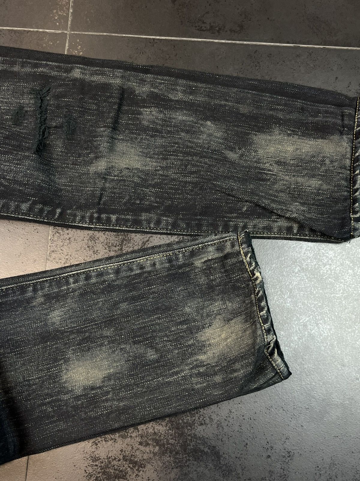 Saint Laurent Paris Saint laurent paris 2016 oil spill crash denim ...