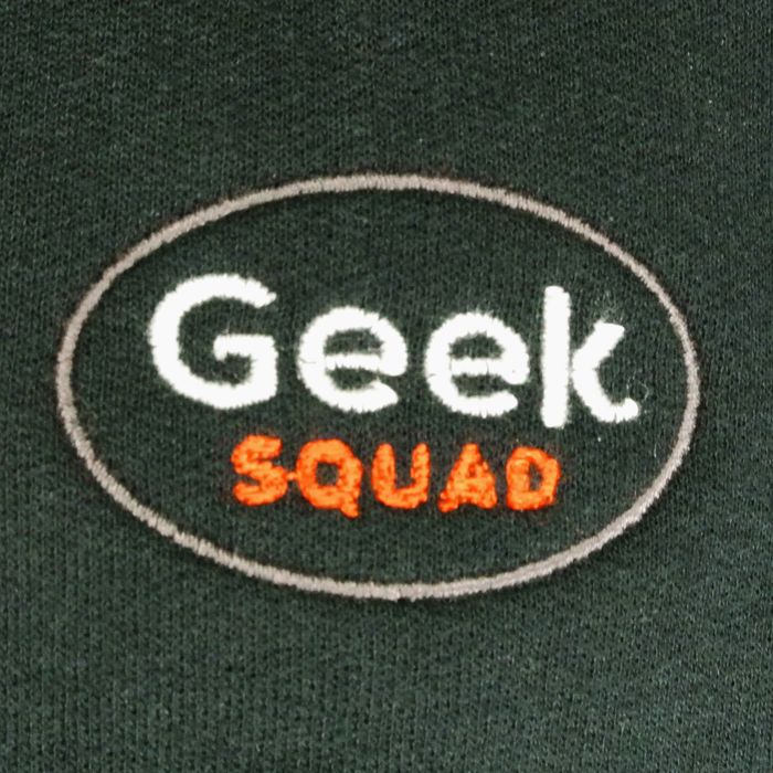 Gildan GEEK SQUAD Tech Employee Uniform Black Sweatshirt | Grailed