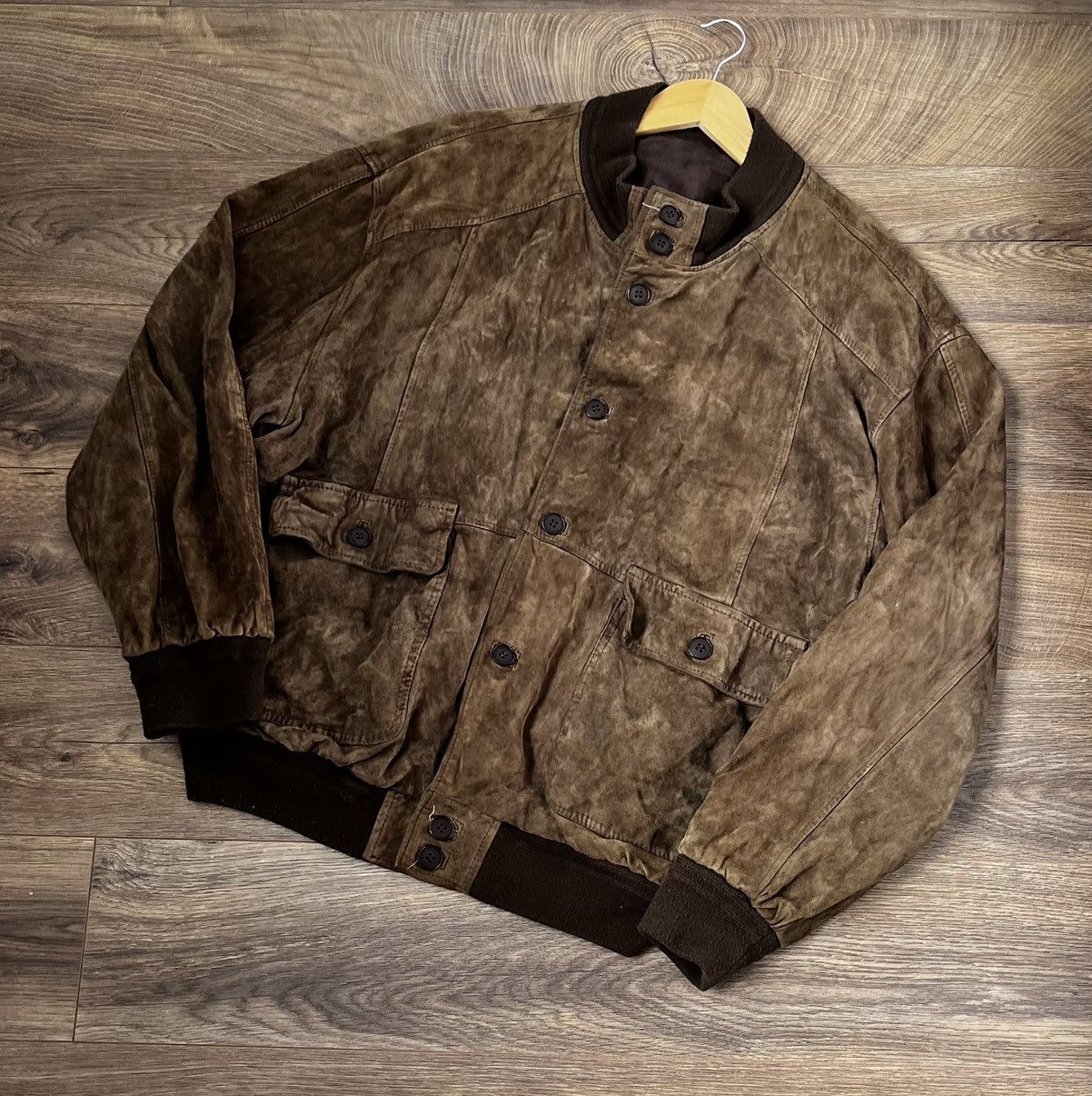 Hype × Italian Designers × Vintage 🇮🇹 Italy bomber leather jacket ...