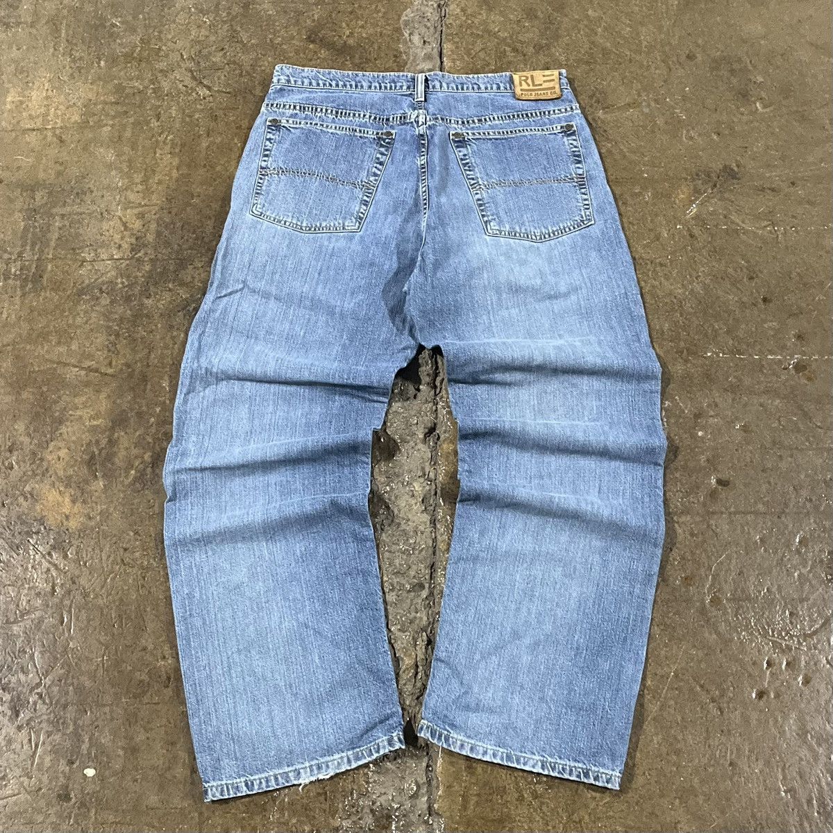 Polo Ralph Lauren × RRL Ralph Lauren × Vintage Crazy Vintage Y2K Polo Ralph Lauren Baggy Jeans ...