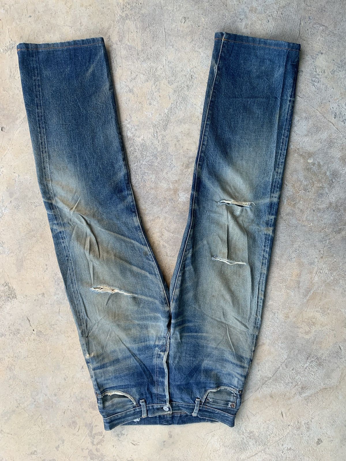 Distressed Denim × Japanese Brand × Sugar Cane & Co Vintage Sugar Cane ...