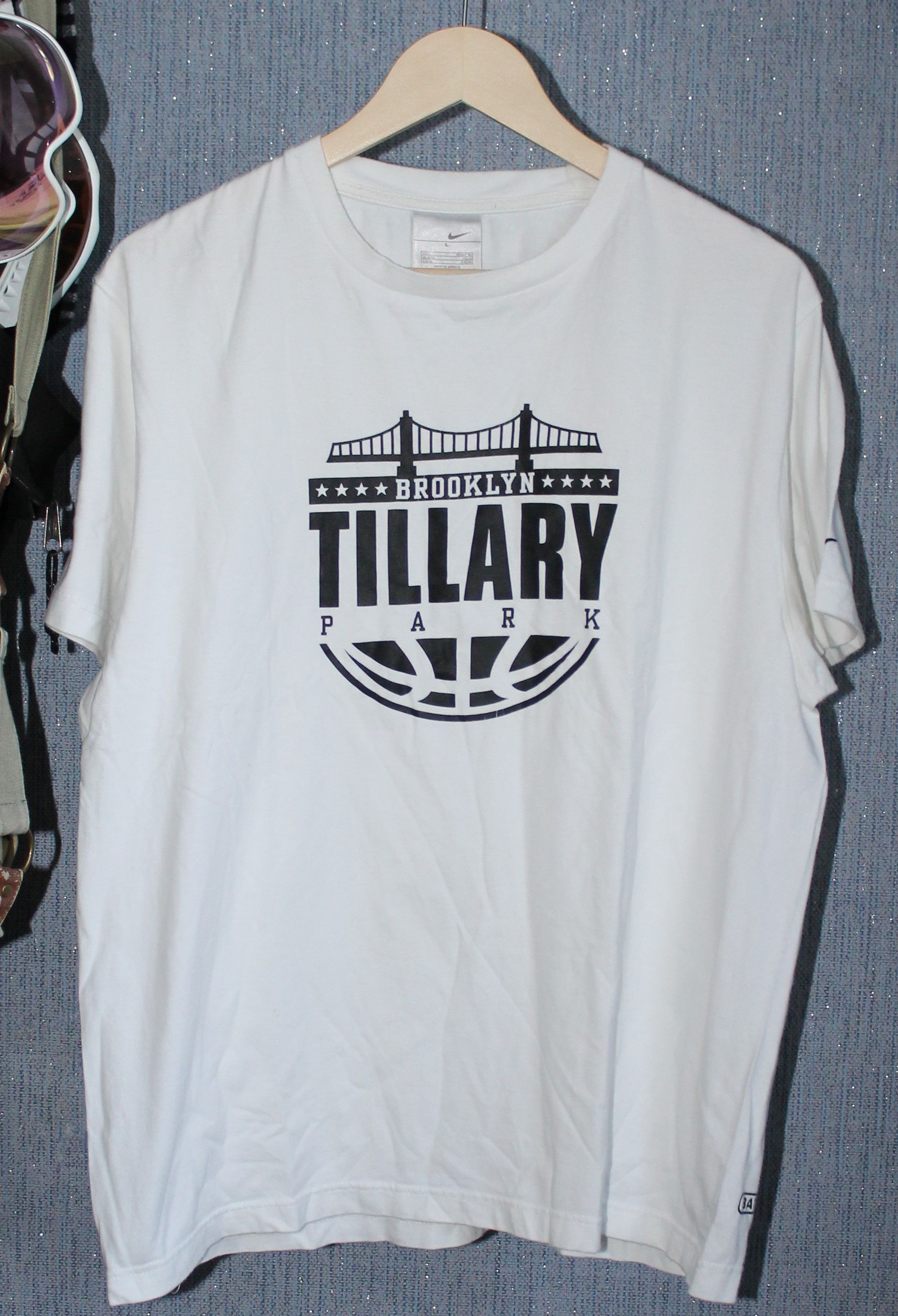 Nike × Streetwear × Vintage Vintage 90s Nike Brooklyn Tillary Park Tee ...