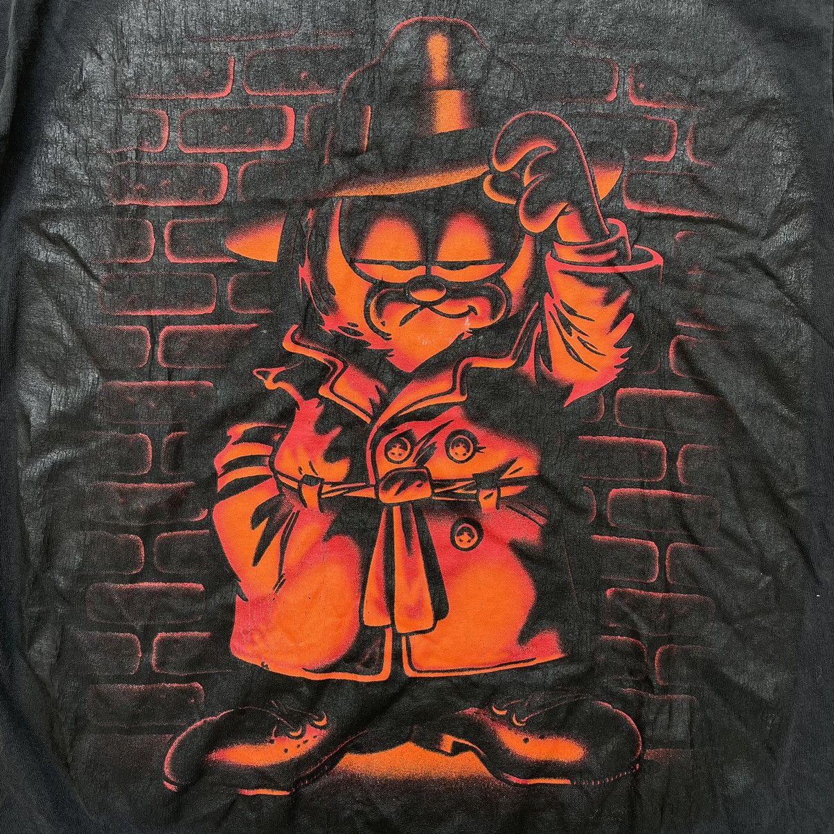 Vintage Vintage 90s Garfield Detective Cop Shirt Size XL Made In USA ...