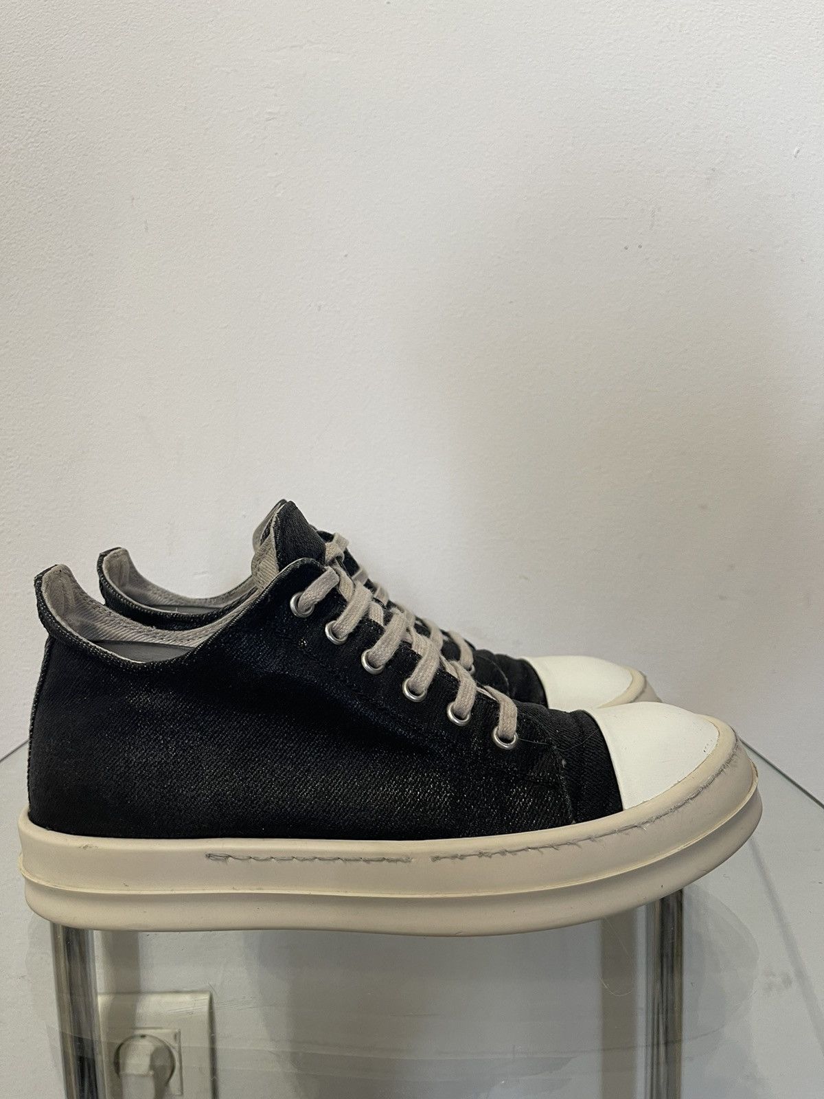 Rick Owens Rick Owens Drkshdw 2022 Waxed Canvas Ramones Low | Grailed