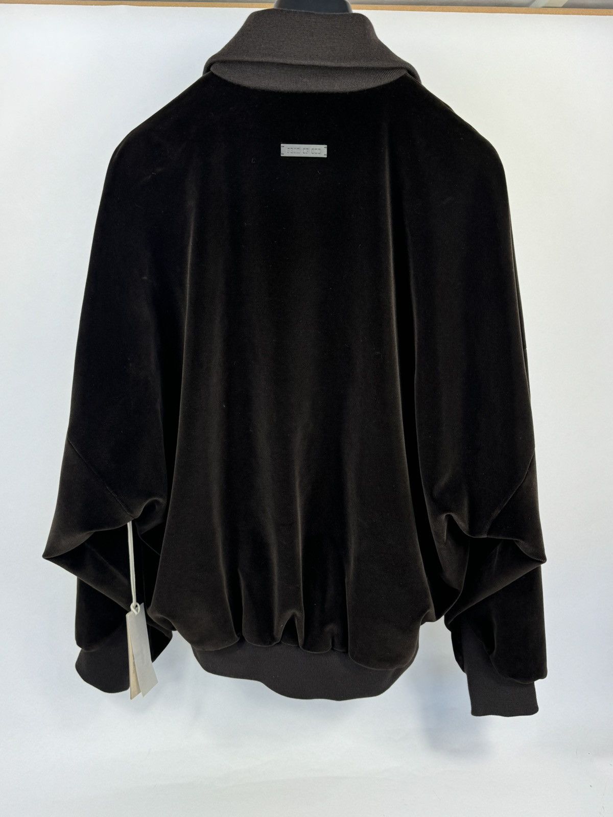 Fear of God VELVET OVERSIZED TRACK JACKET | Grailed