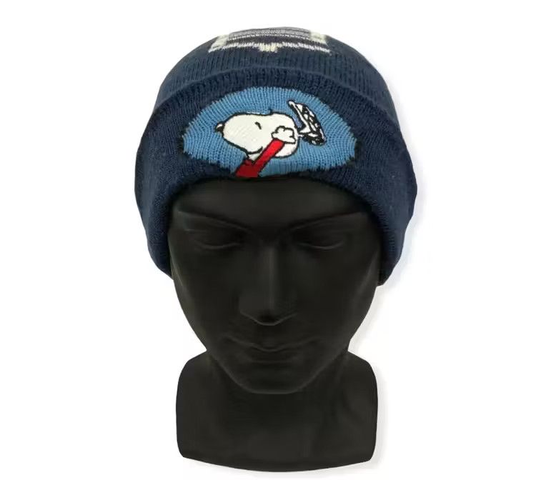 Hats Vintage Peanuts Snoopy Cartoon beanie Hat | Grailed