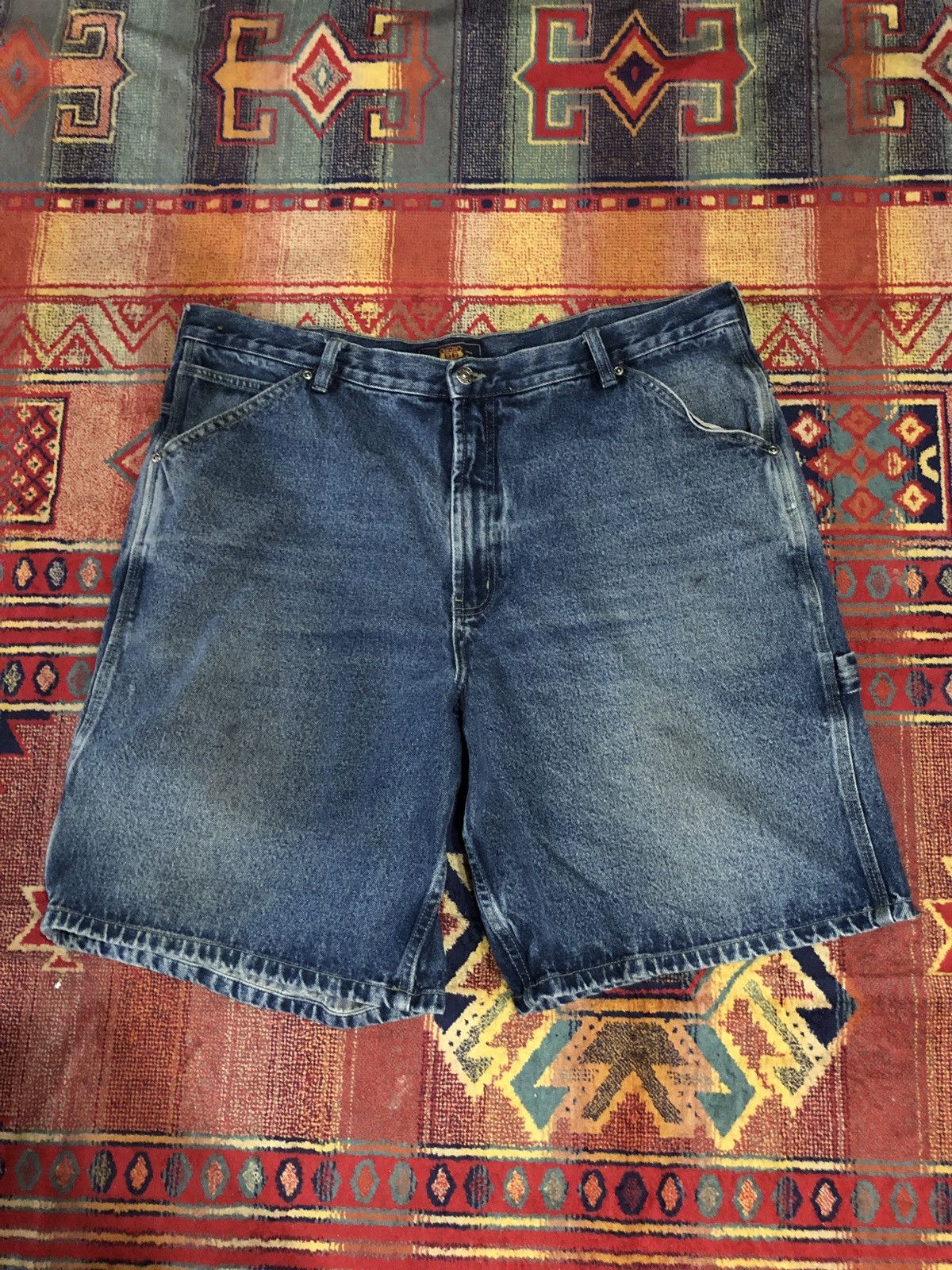 Vintage VINTAGE ROUTE 66 BAGGY SHORT DENIM JEANS | Grailed
