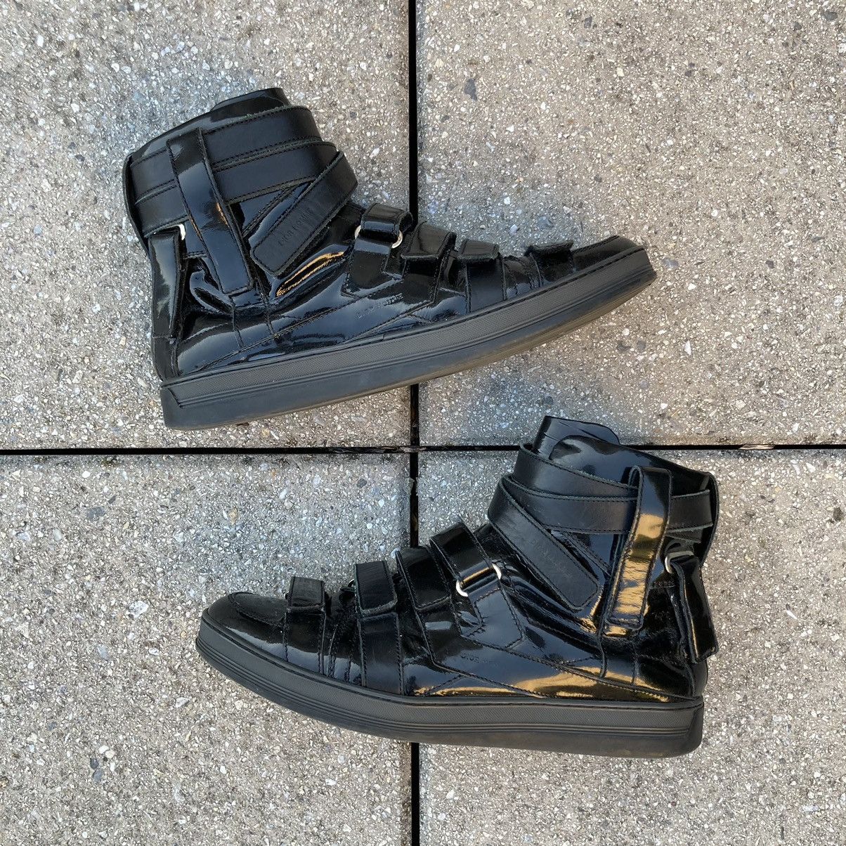 Dior Dior AW08 Lumiere Du Nord High Top Velcro Strap Sneakers | Grailed