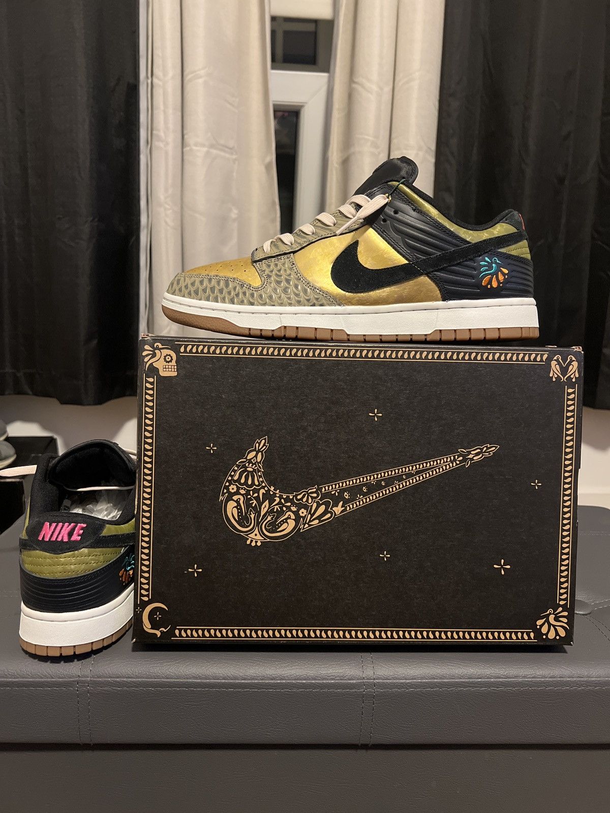 Nike Nike Dunk Low Dia De Muertos FQ8148-010 Men’s 12 US | Grailed