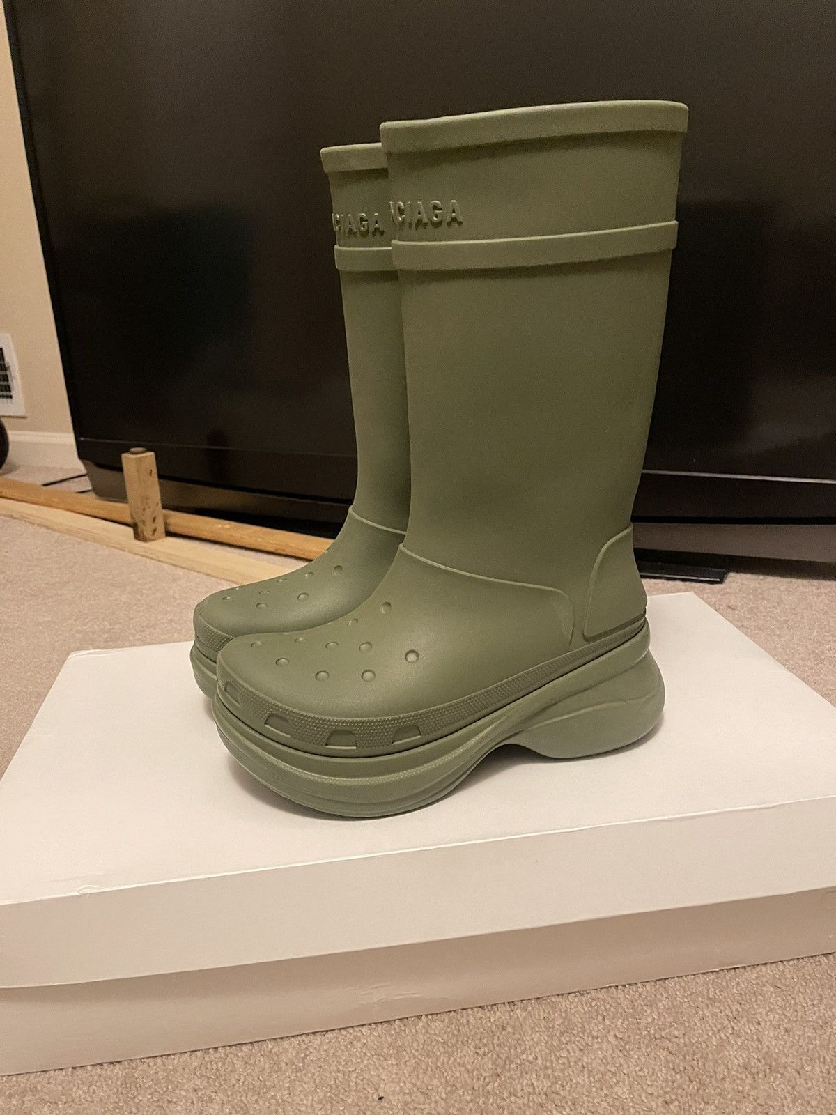 Balenciaga Balenciaga x Croc Boot | Grailed