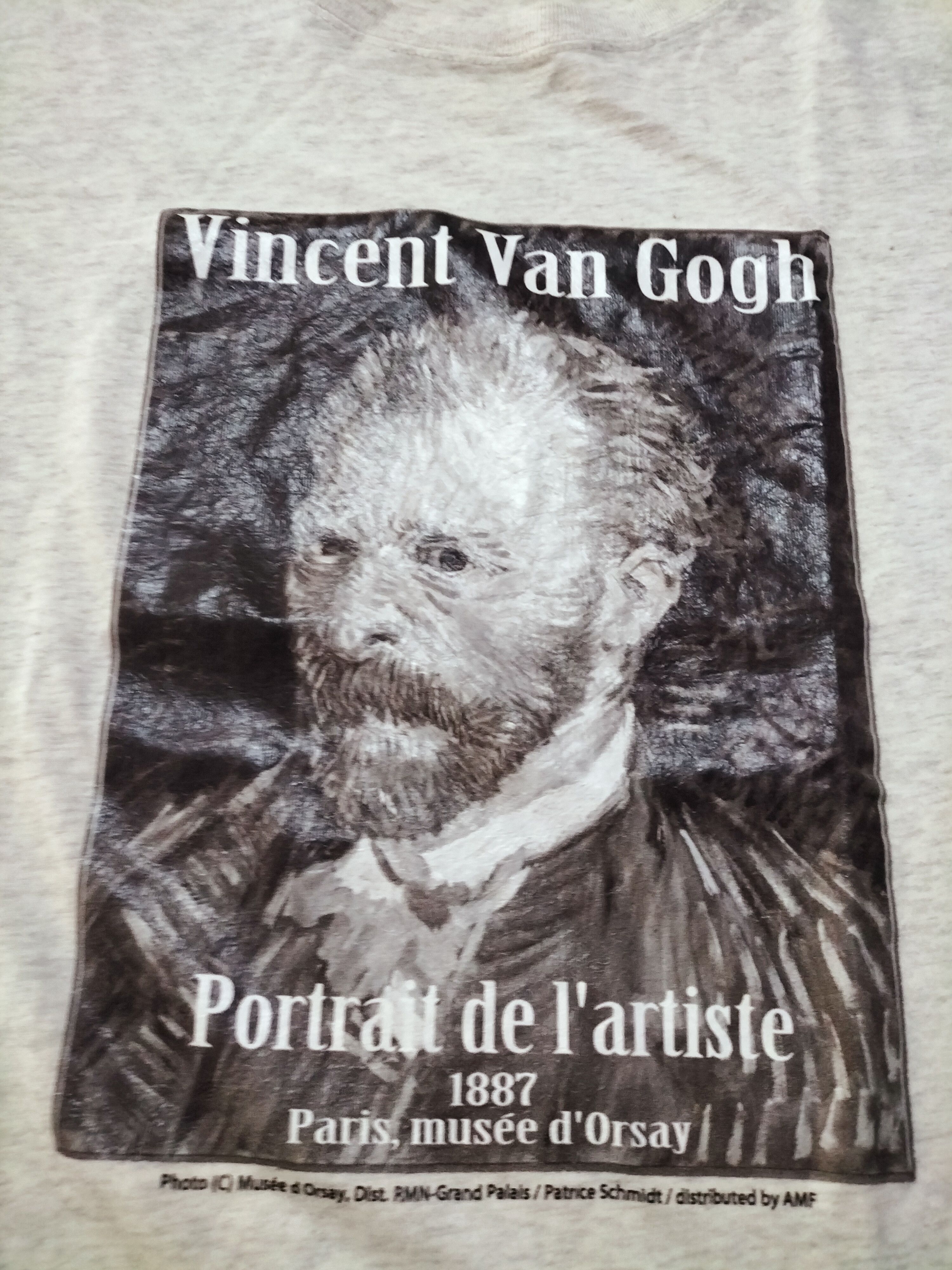 Art × Vintage Vintage Vincent Van Gogh Potret Iron On Fashion arttees ...