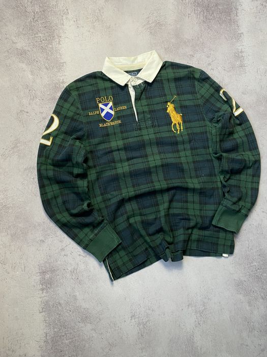 Polo Ralph Lauren Vintage Polo Ralph Lauren Striped 90s Rugby Longsleeve | Grailed
