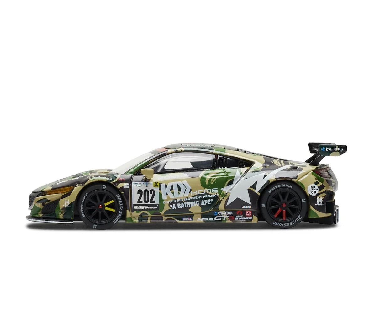 Bape × Honda BAPE POPRACE HONDA NSX GT3 | Grailed